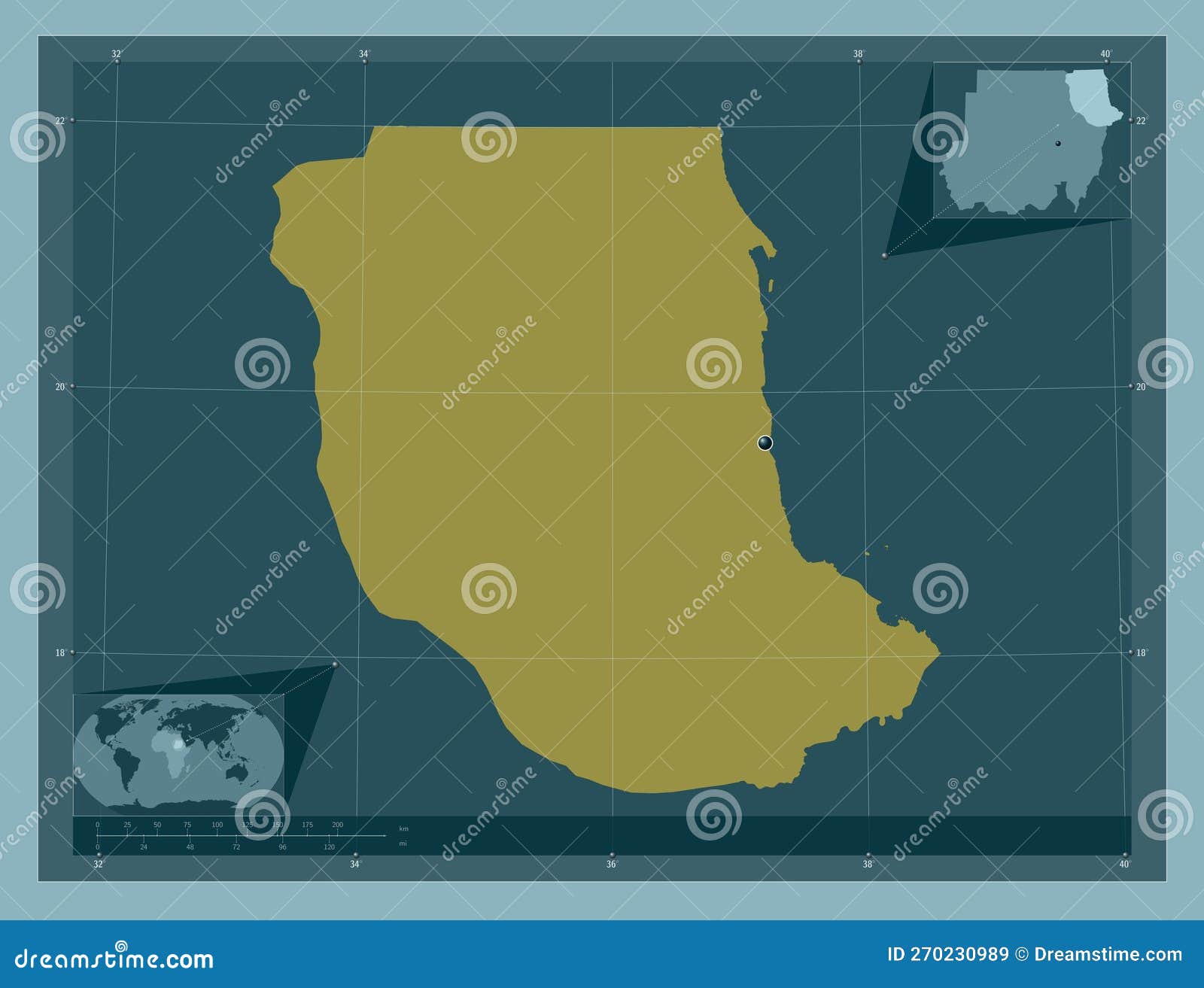 Red Sea, Sudan. Solid. Capital Stock Illustration - Illustration of ...