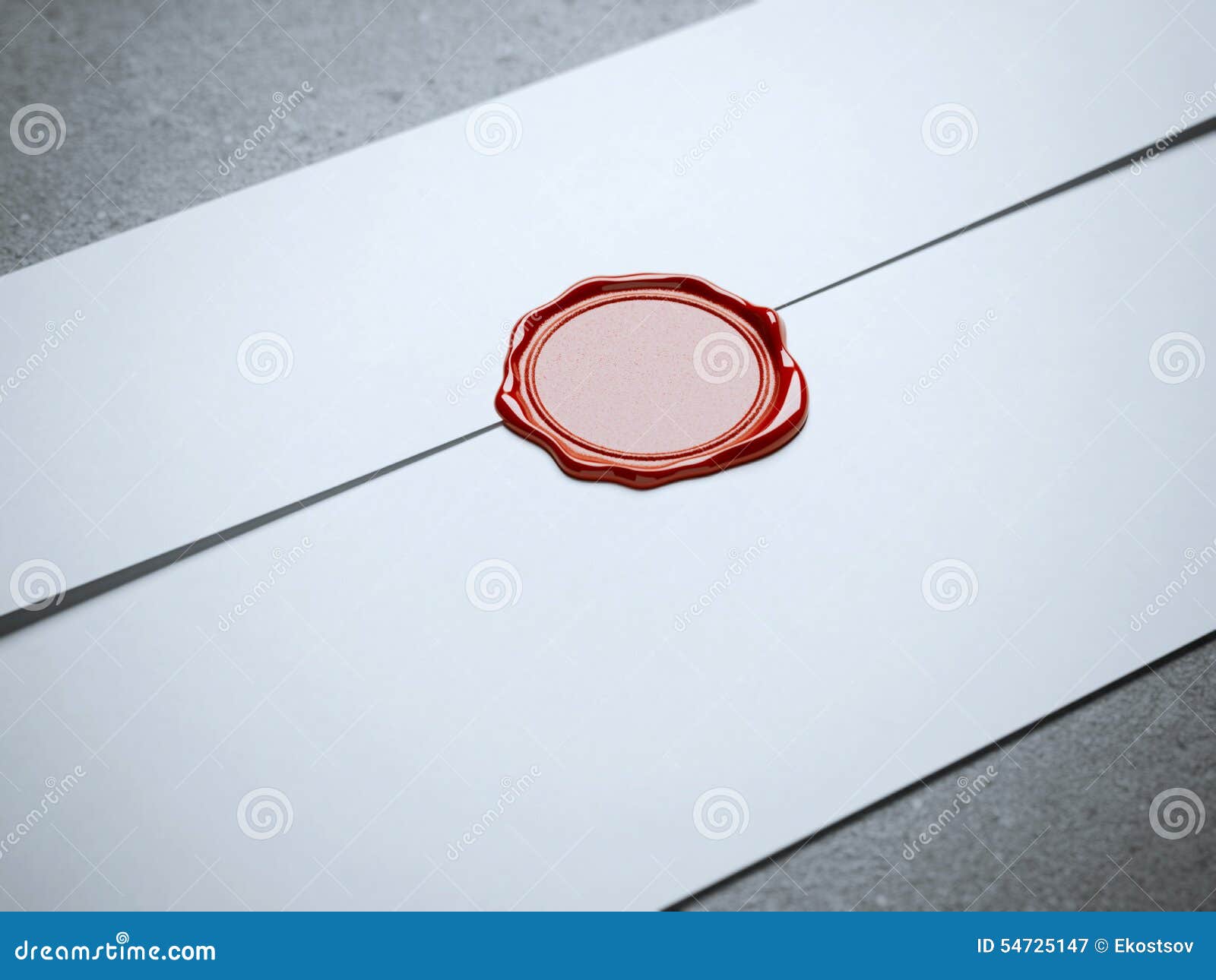 Red Seal Wax on White Envelope Stock Image - Image of antique, mesh ...