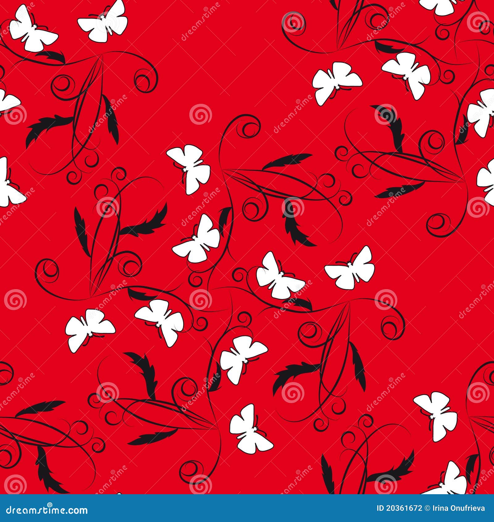 Red seamless background stock vector. Illustration of beautiful - 20361672