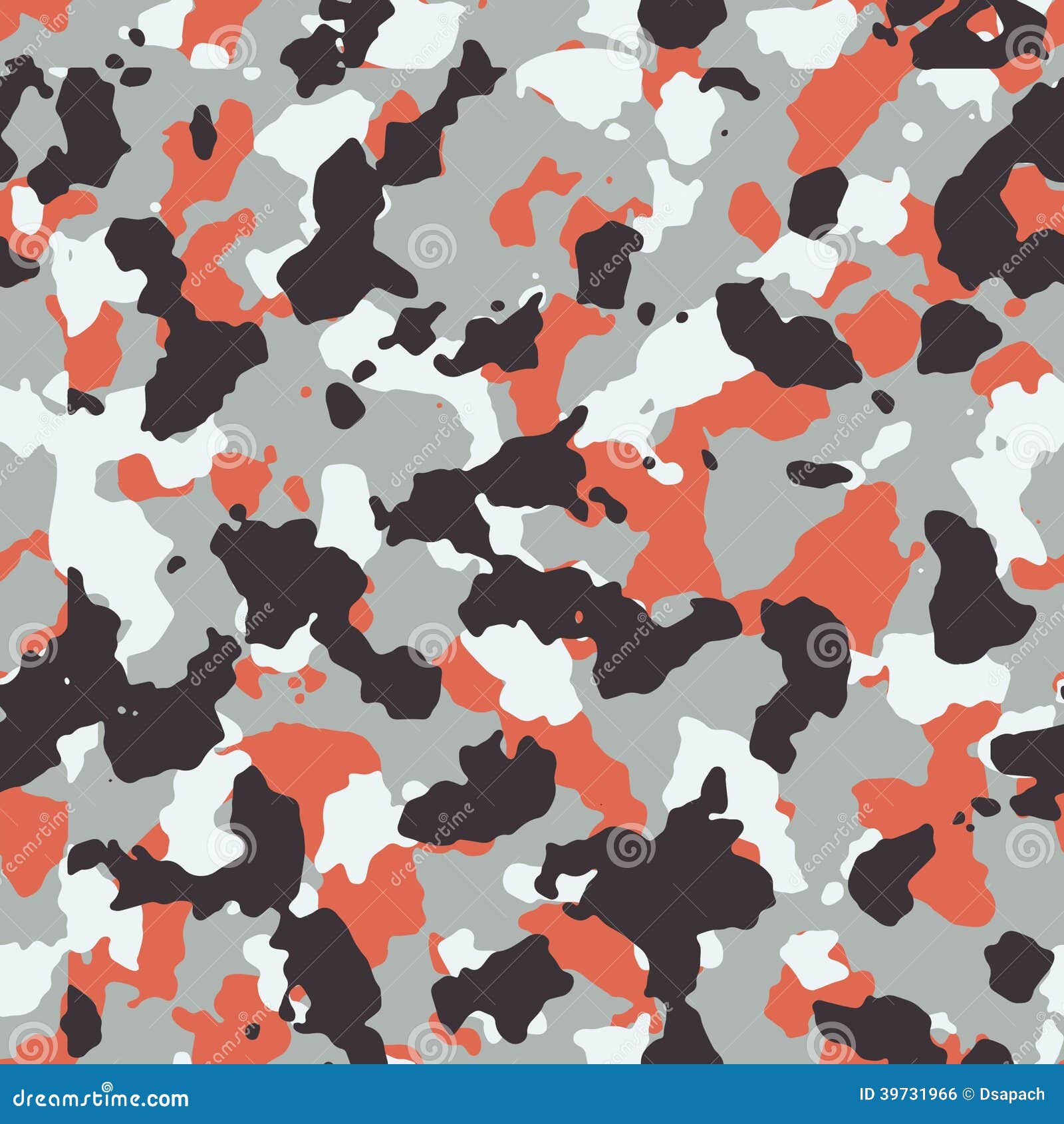 Red seamless camo stock vector. Illustration of military - 39731966