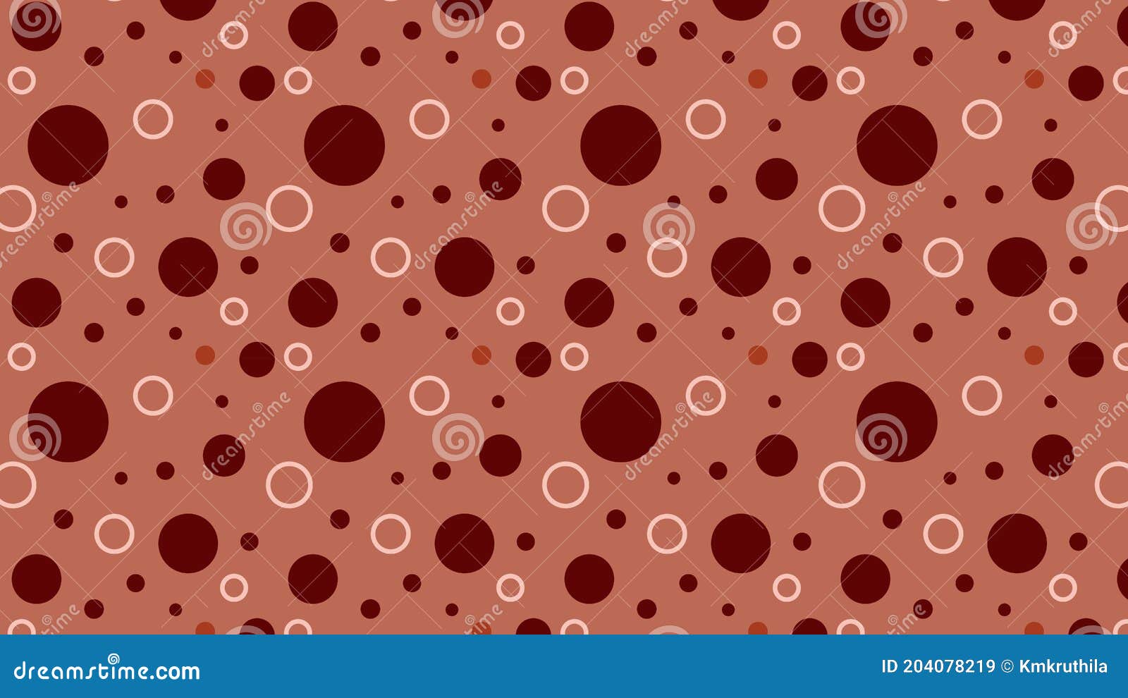 Red Seamless Circle Pattern Background Vector Art Stock Illustration - Illustration of polka ...