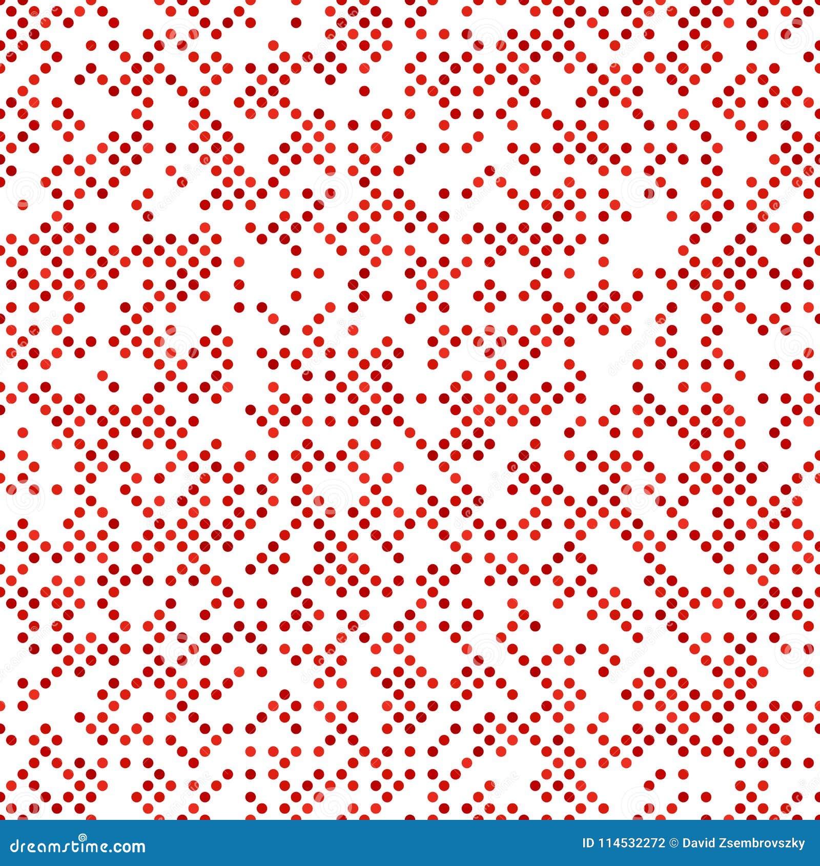 Red Seamless Dot Pattern Background - Vector Design Stock Vector ...