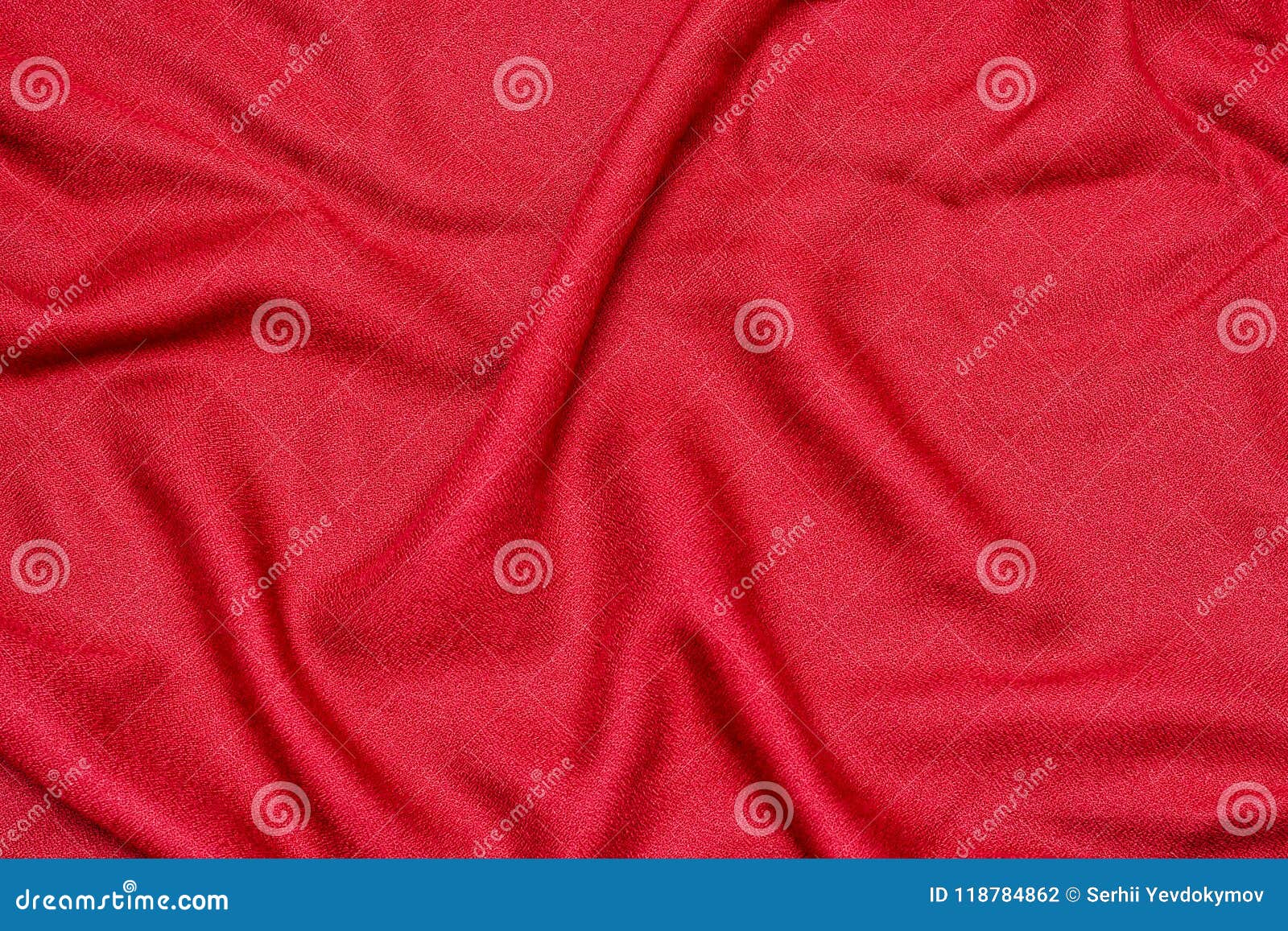 Red Seamless Fabric. Close Up Texture Stock Photo - Image of design ...