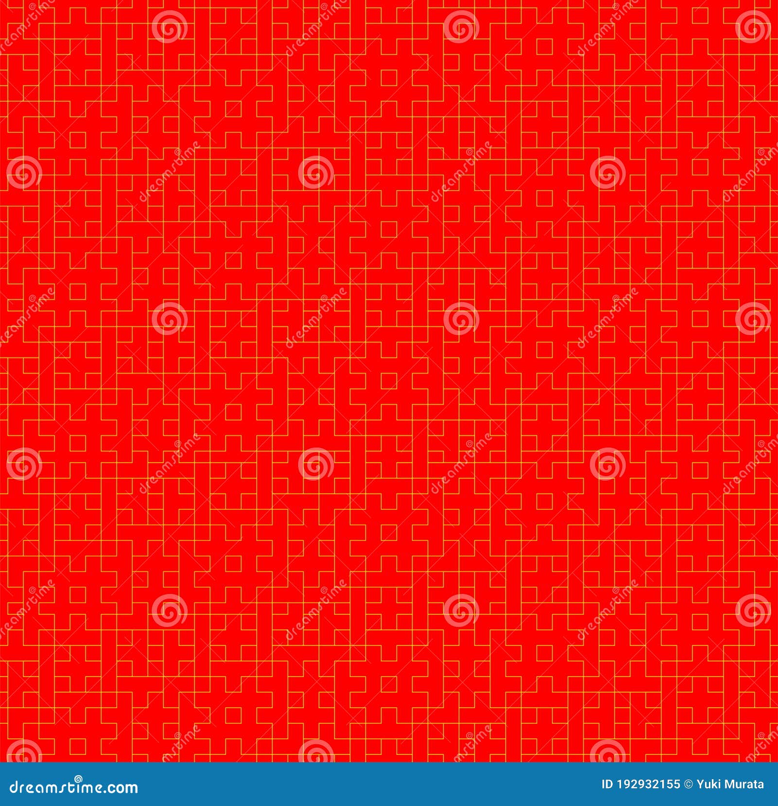 Red Seamless Japanese Pattern of Double-digited Swastika Stock Vector ...