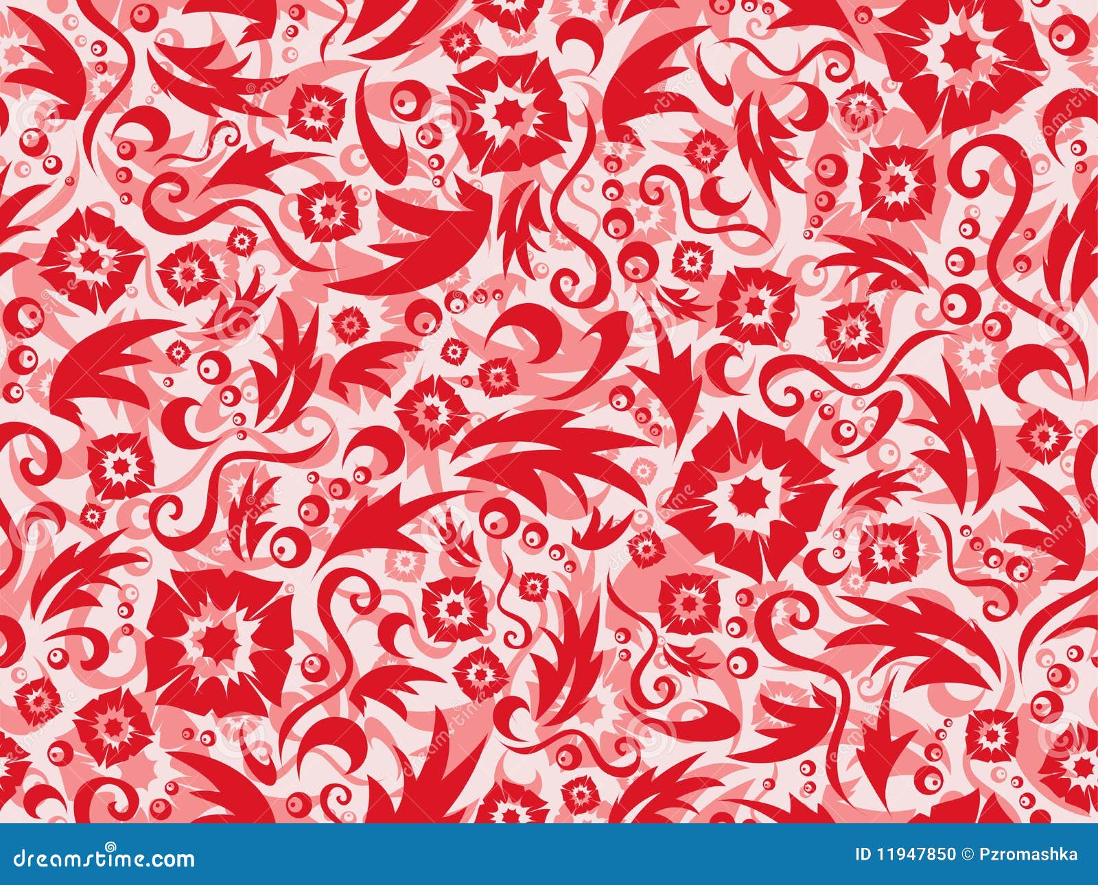Red seamless pattern stock vector. Illustration of fashion - 11947850