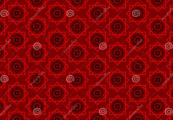 Red Seamless Pattern Background Design for Wallpaper Stock Illustration ...
