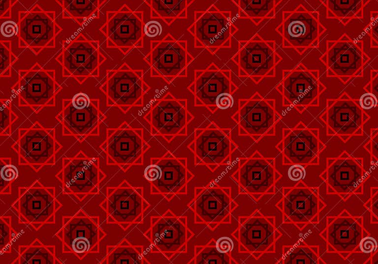 Red Seamless Pattern Background Design for Wallpaper Stock Illustration ...