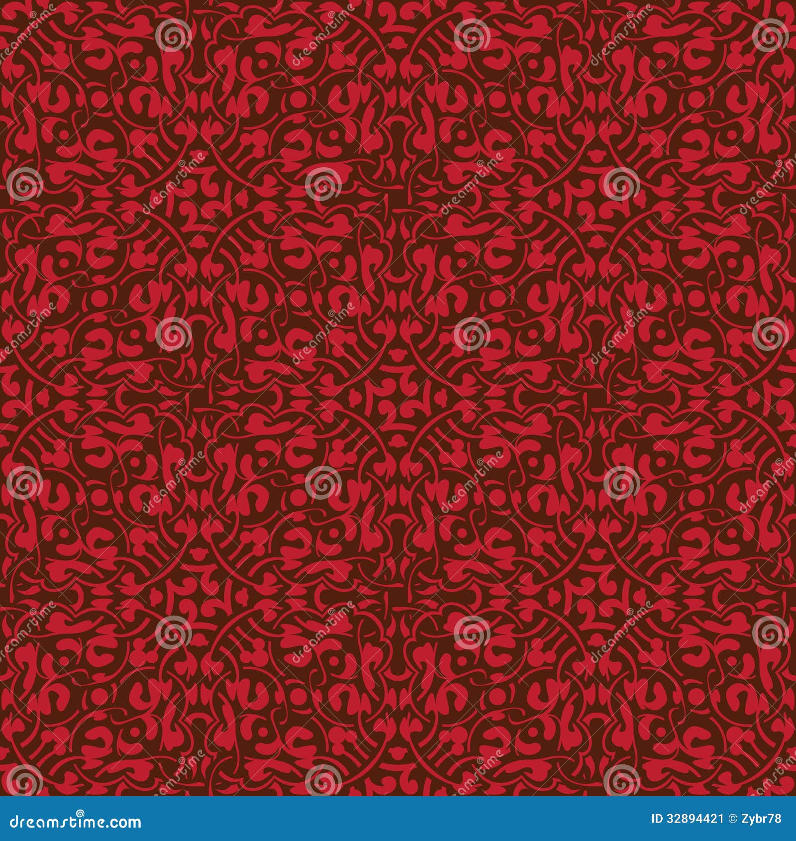Red seamless pattern stock vector. Illustration of pattern - 32894421