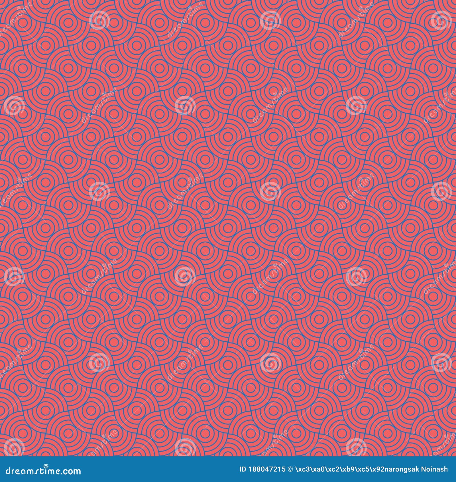 Red Seamless Pattern. Modern Stylish Texture. Repeating Geometric Tiles ...