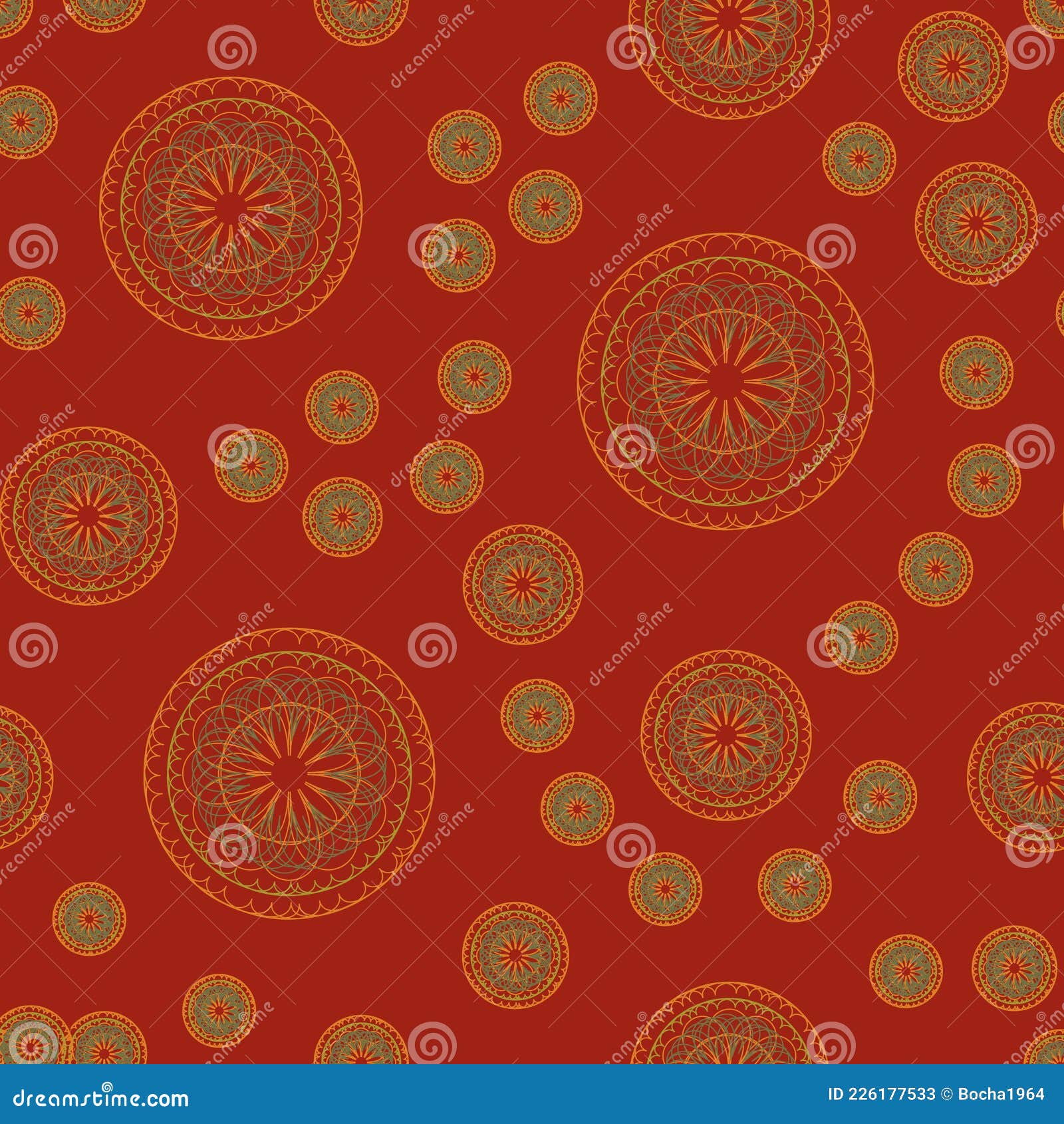 Red Seamless Pattern for Print or Web Design Stock Vector ...