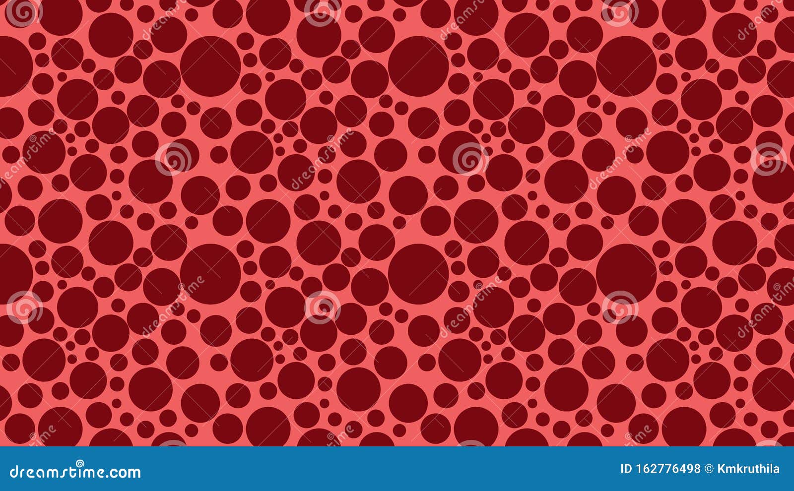 Red Seamless Random Scattered Dots Pattern Illustrator Stock Vector ...
