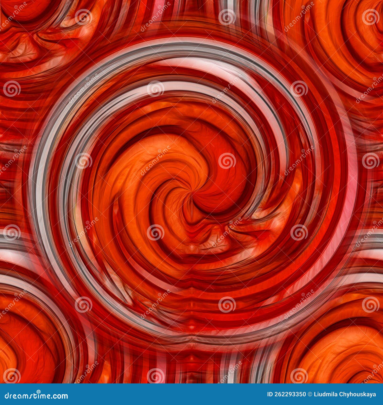 Red Seamless Round Texture on a Red Background. Seamless Image of Round ...