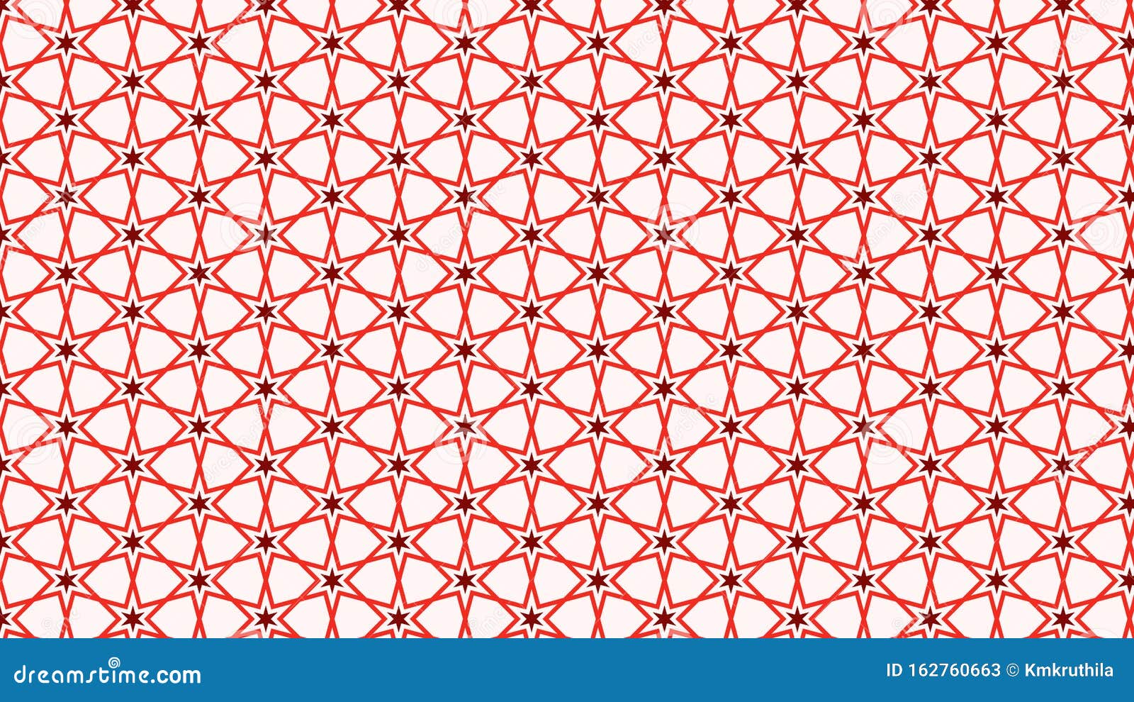 Red Seamless Star Pattern Vector Illustration Stock Vector ...