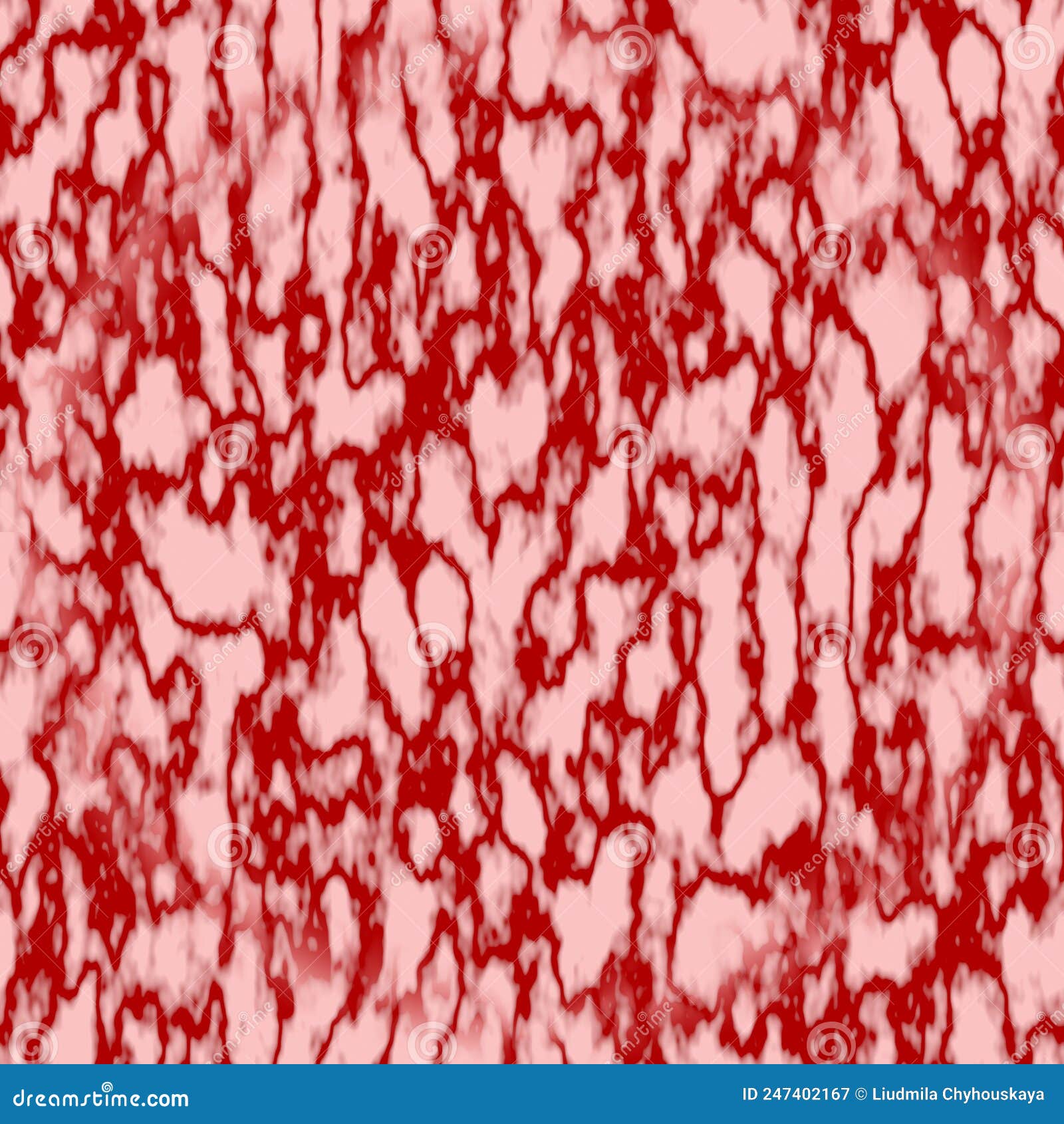 Red Seamless Texture. Red Abstraction with Blurred Patterns. Bends ...
