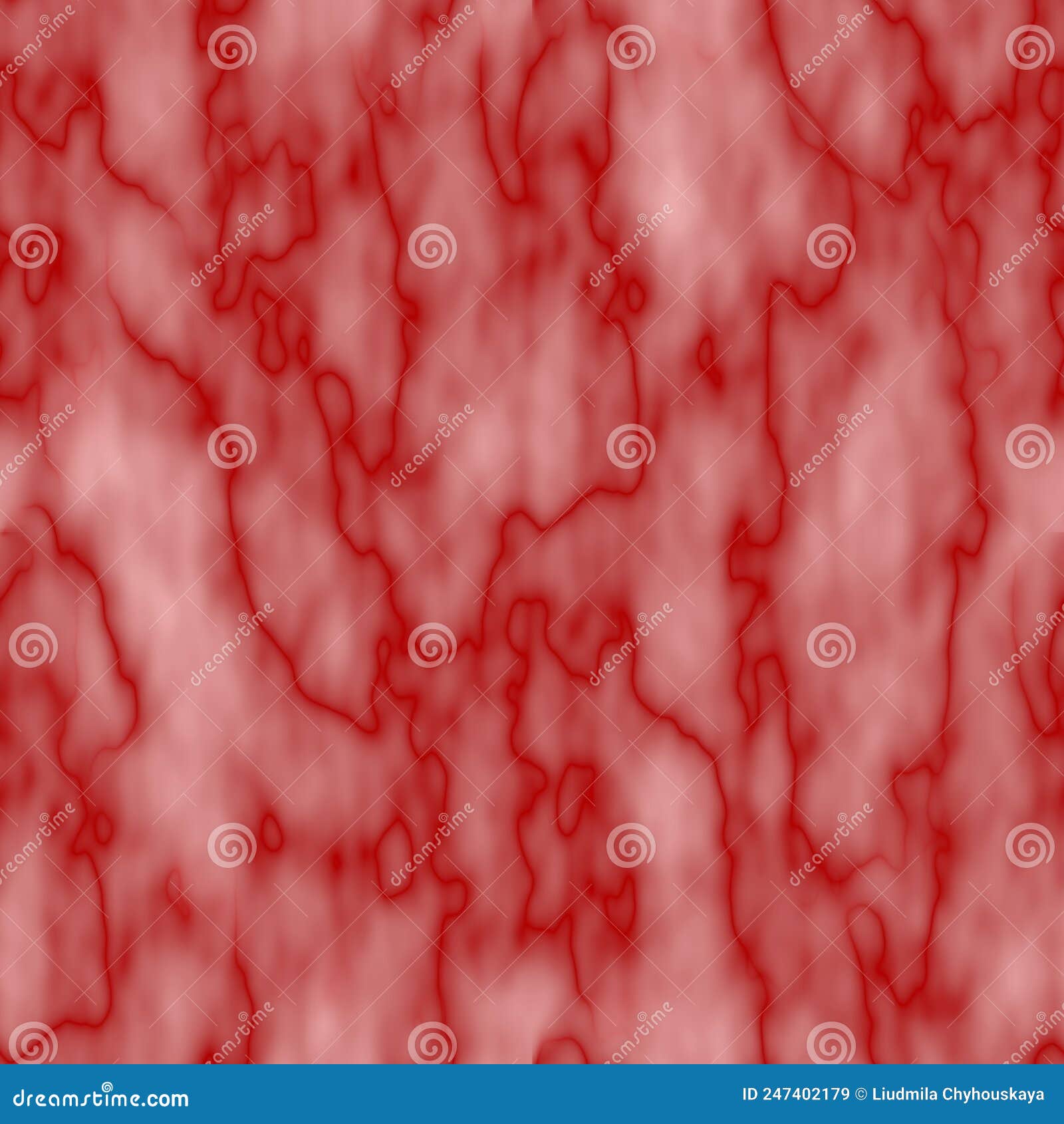 Red Seamless Texture. Red Abstraction with Blurred Patterns. Curves ...