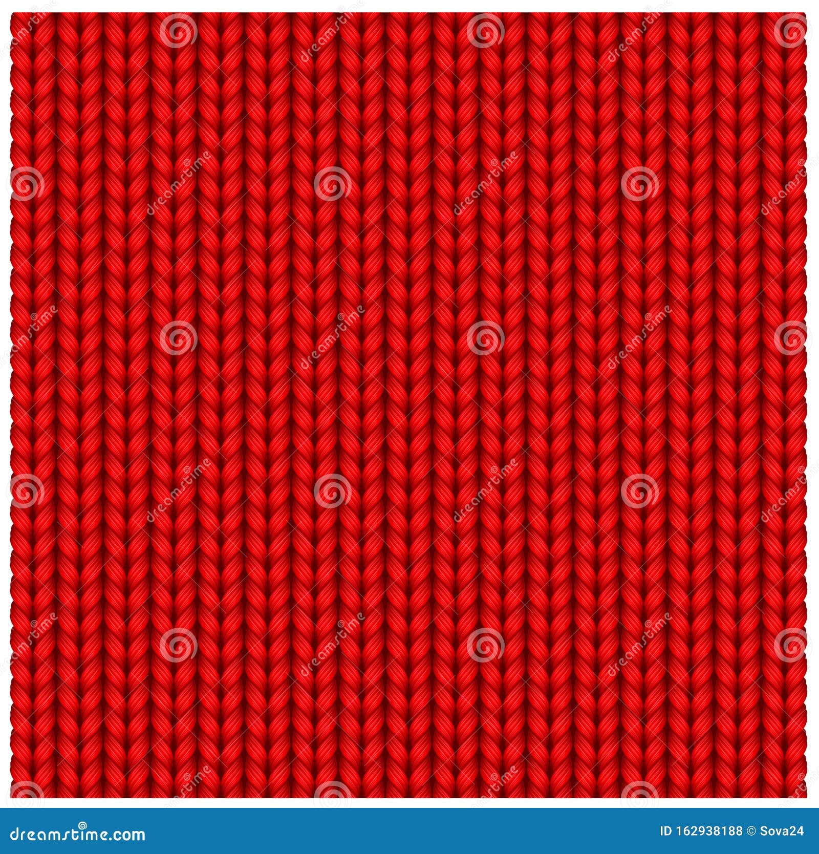 Red Seamless Texture of Knitting Woolen Clothes Stock Vector ...