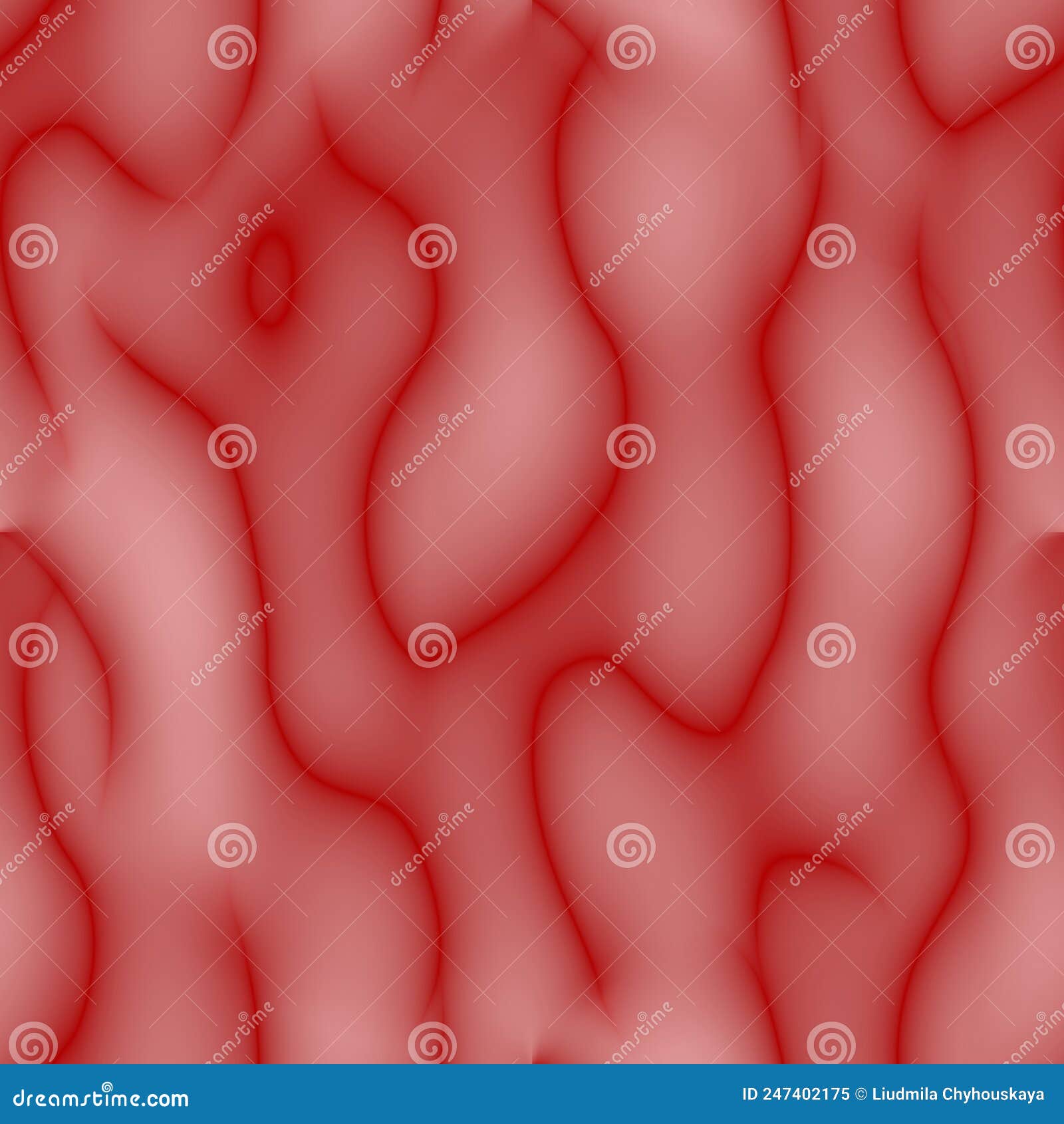 Red Seamless Texture. Red Abstraction with Blurred Patterns. Curves ...
