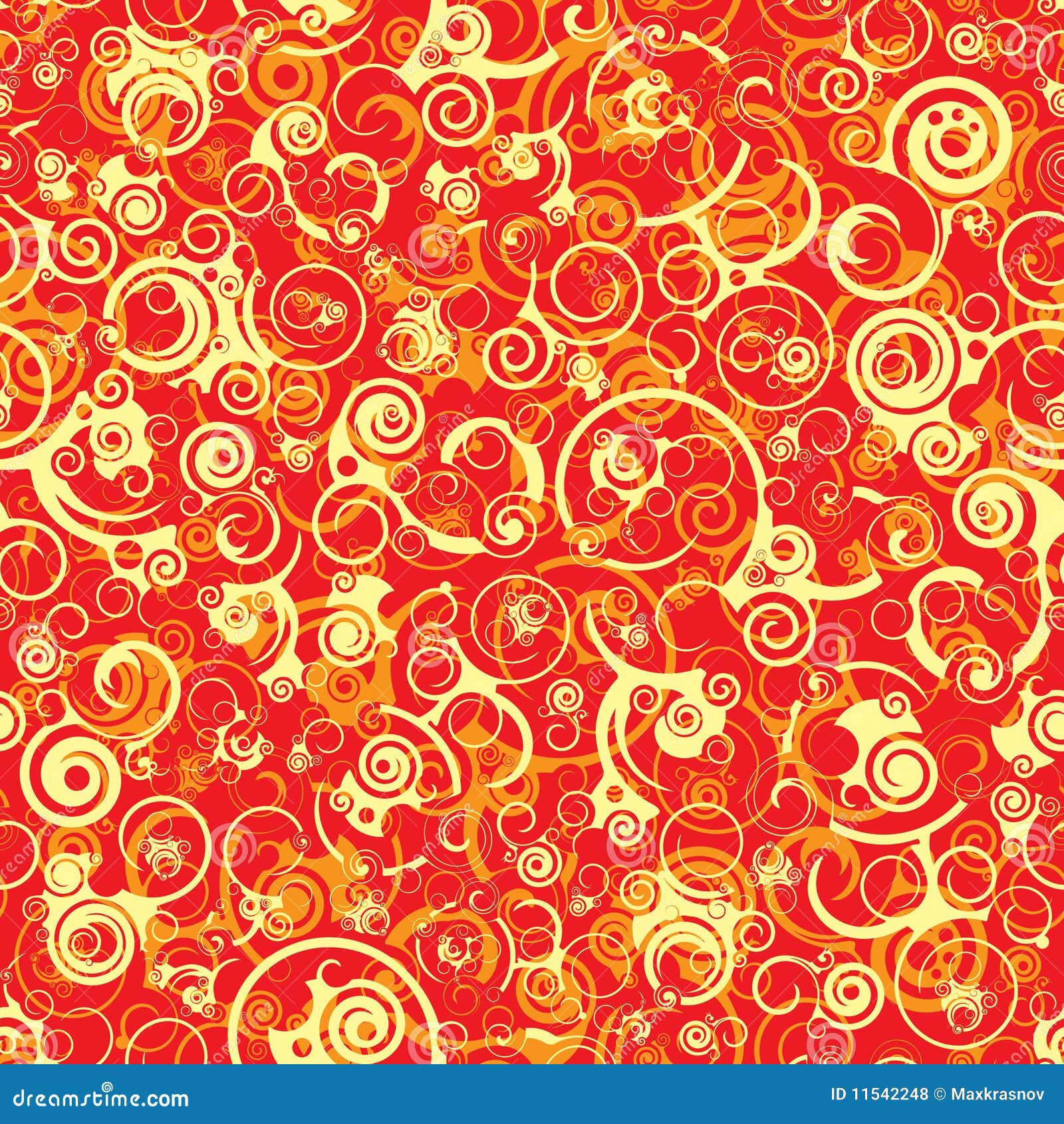 Red Seamless Wallpaper stock vector. Illustration of shape - 11542248