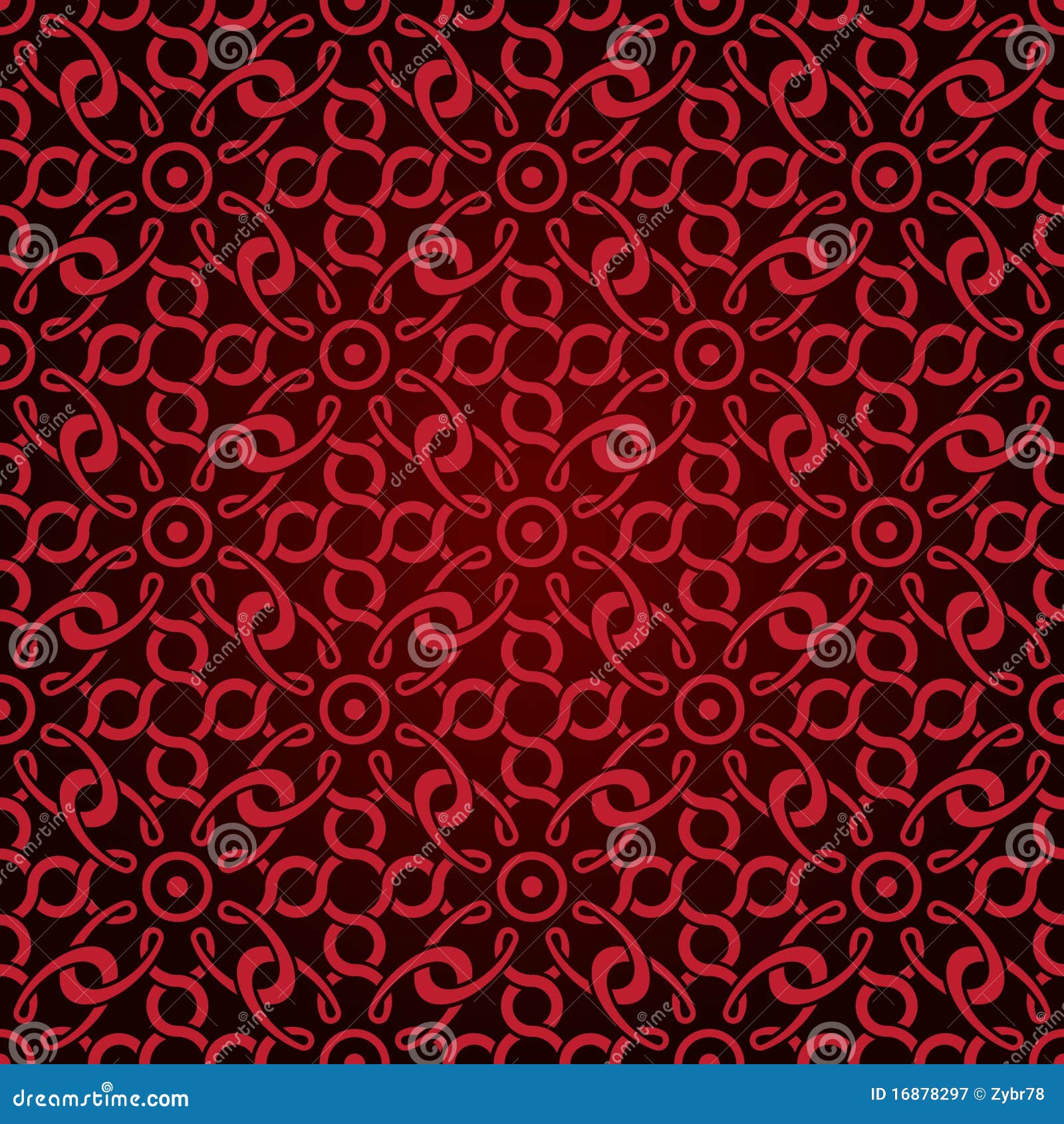 Red seamless wallpaper stock vector. Illustration of outline - 16878297