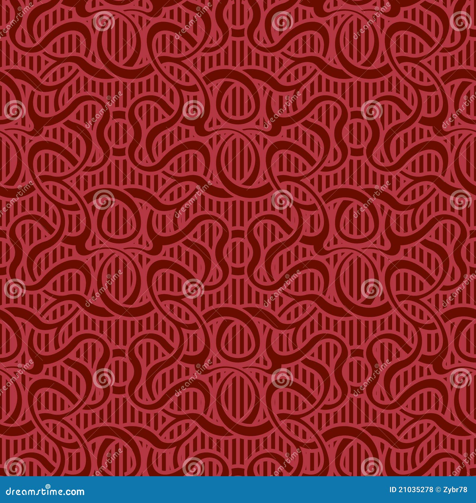 Red Seamless Wallpaper Pattern Stock Vector - Illustration of retro ...
