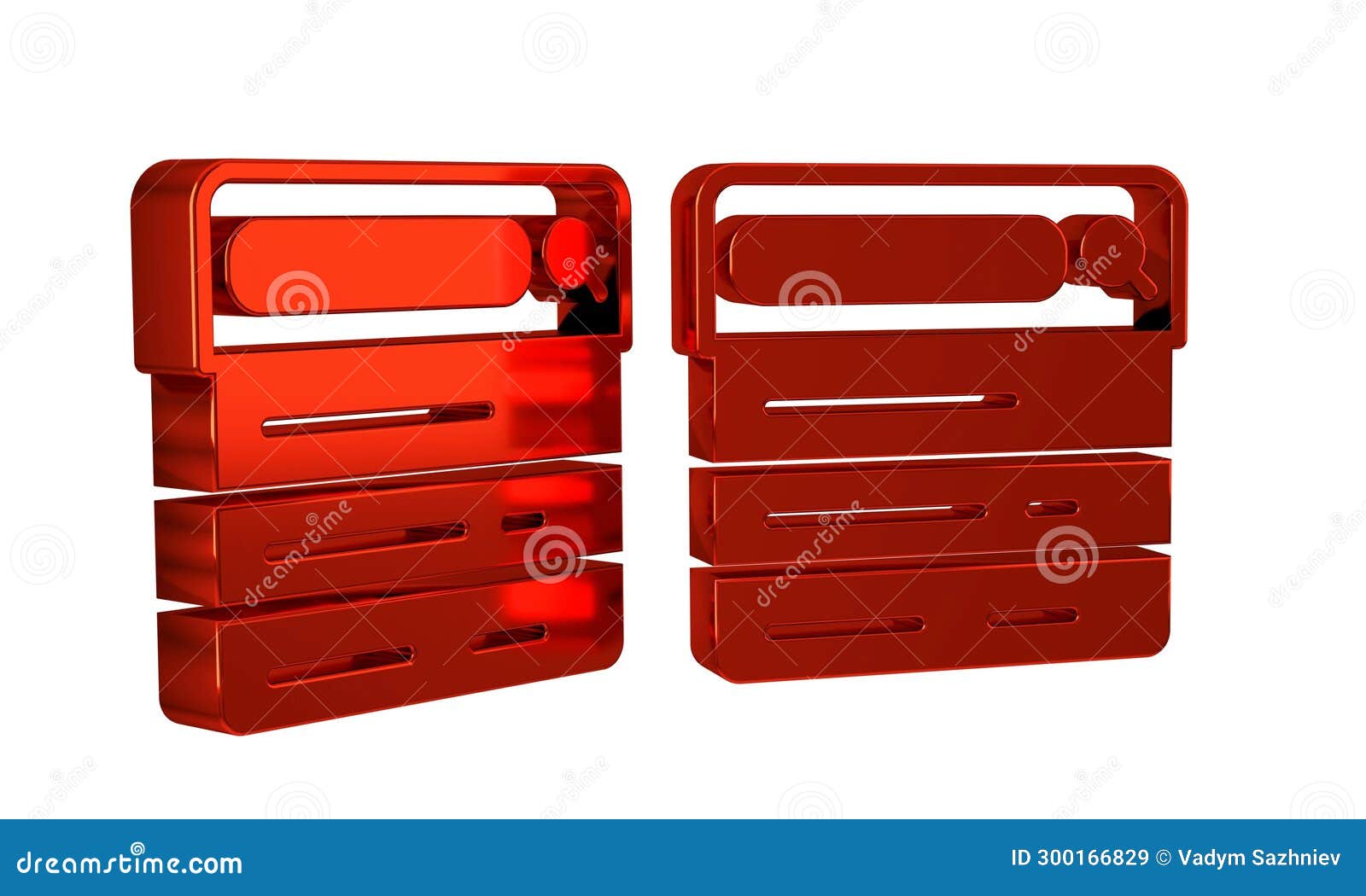 Red Search Engine Icon Isolated on Transparent Background. Stock ...