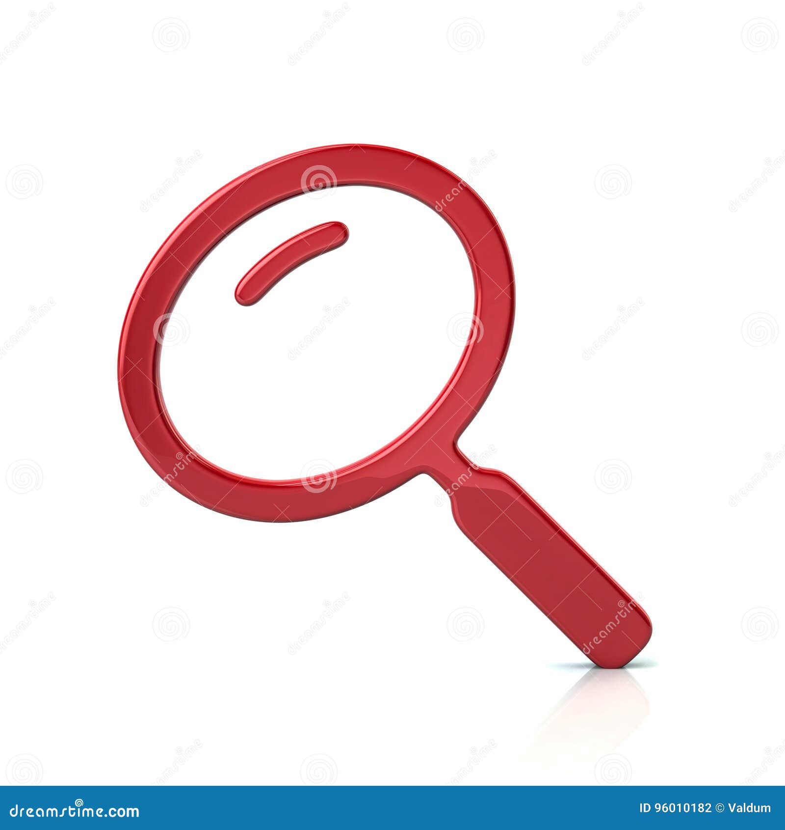 Red search icon stock illustration. Illustration of design - 96010182