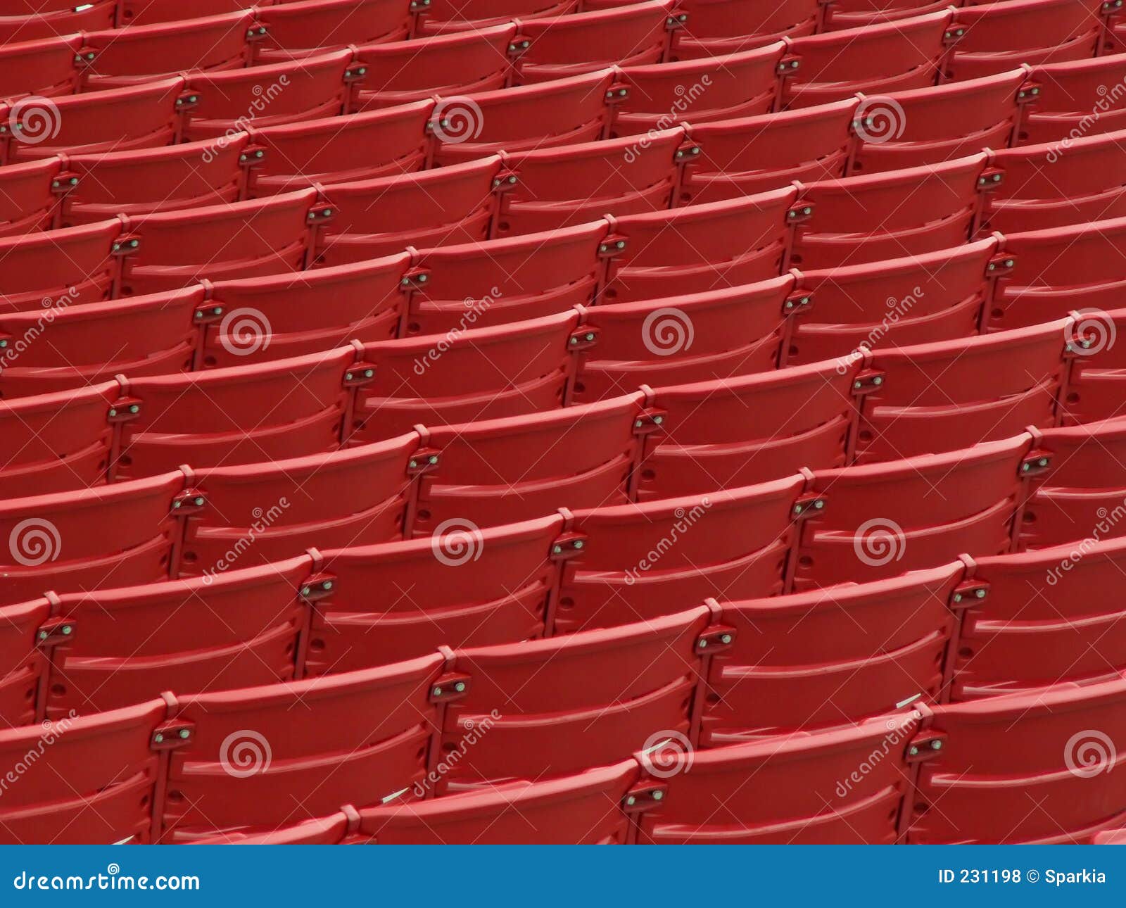 Red seats stock photo. Image of fans, seats, audience, stadium - 231198
