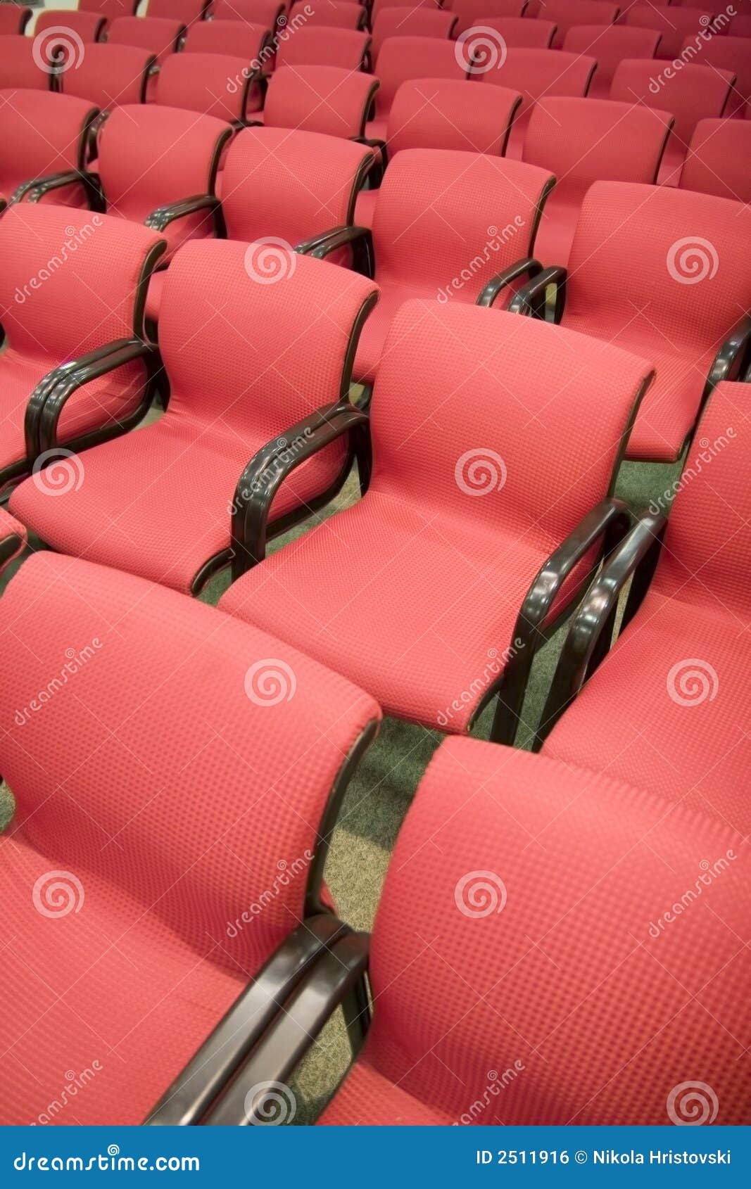 Red seats stock photo. Image of area, live, line, ballroom - 2511916