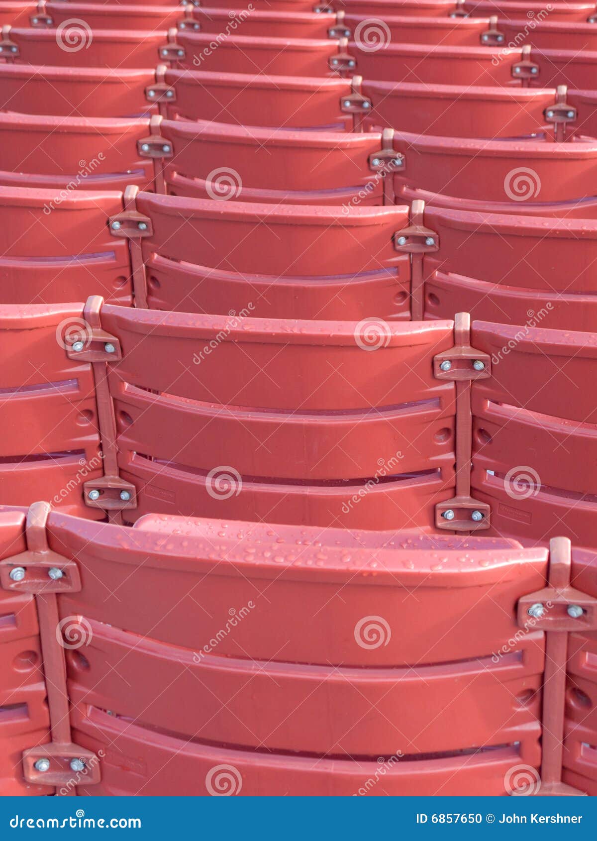 Red Seats stock photo. Image of outdoors, baseball, background - 6857650