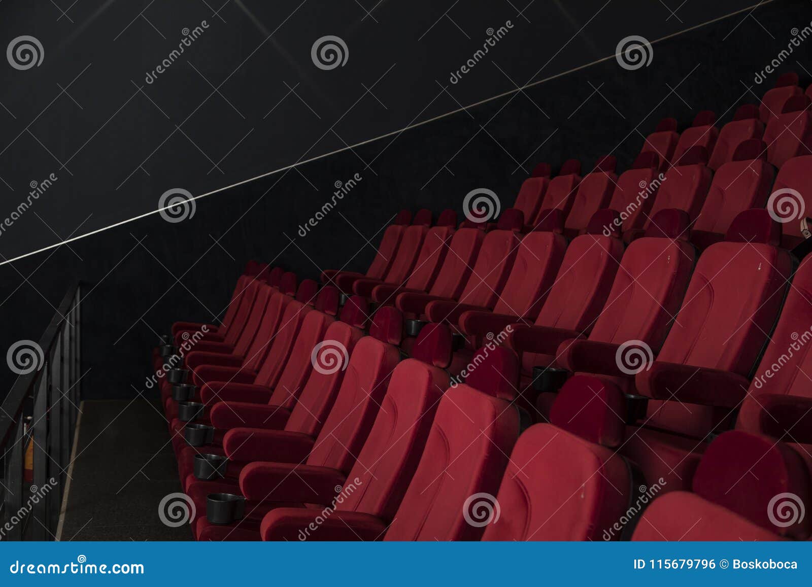 Red seats in cinema stock photo. Image of opera, seats - 115679796