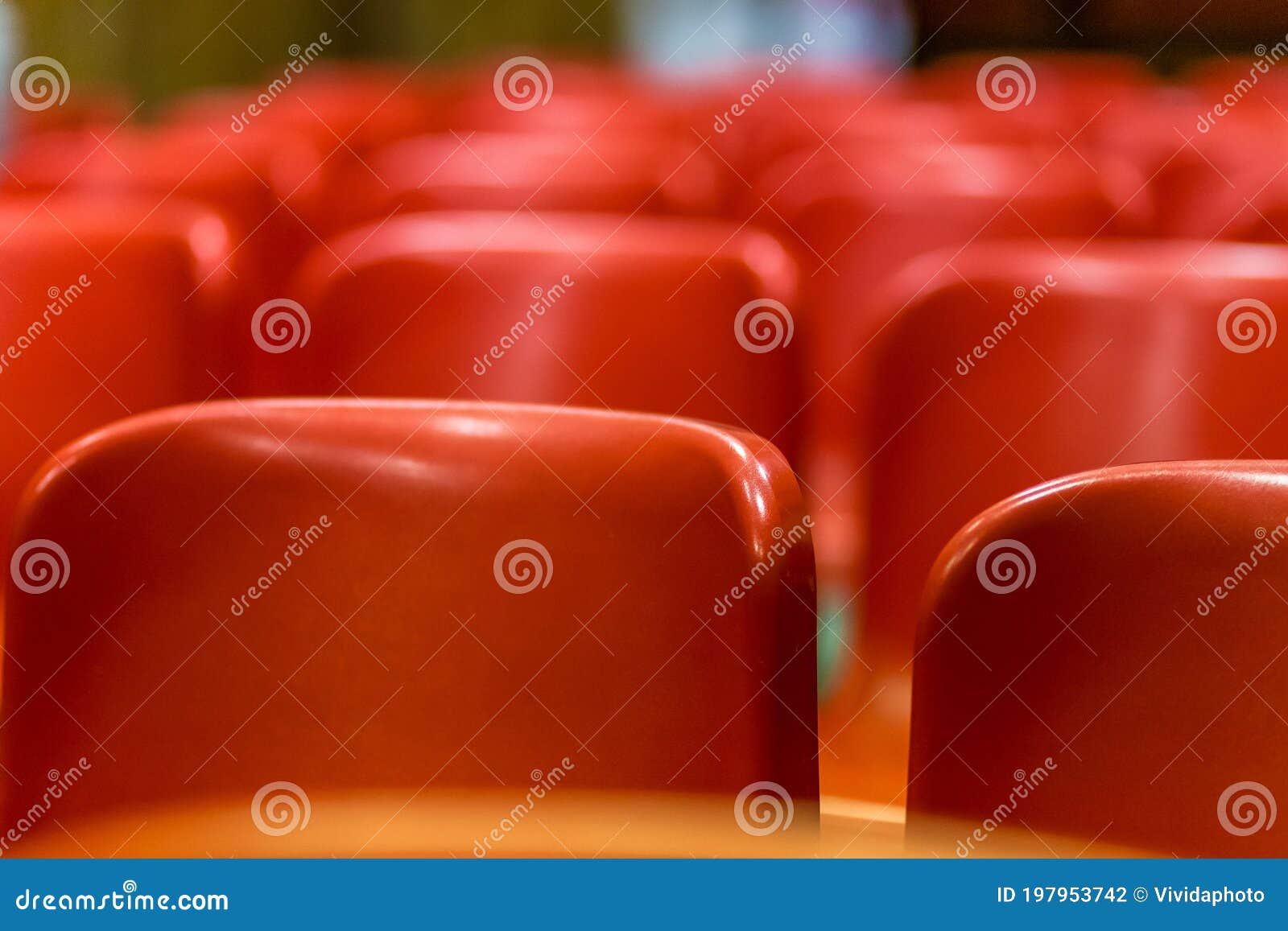 Red seats stock photo. Image of theater, chair, seats - 197953742
