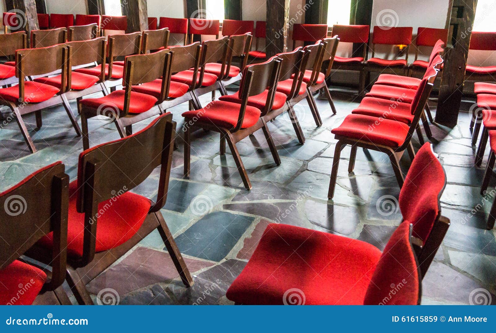 Red seats stock image. Image of hall, seats, program - 61615859