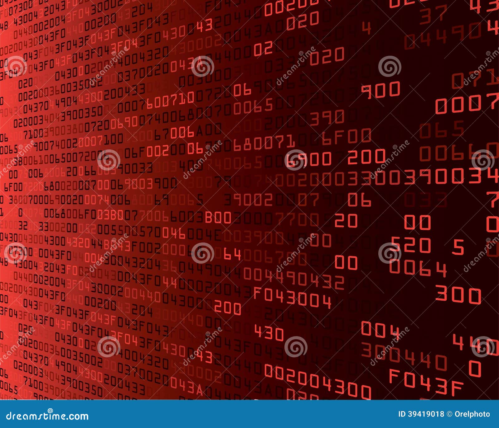 Red Security Background with HEX-code Stock Vector - Illustration of ...