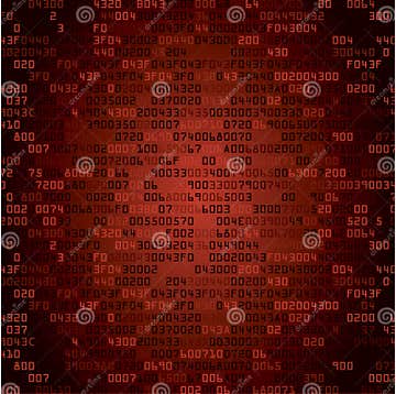 Red Security Background with HEX-code Stock Vector - Illustration of ...