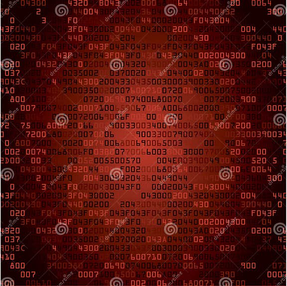 Red Security Background with HEX-code Stock Vector - Illustration of ...