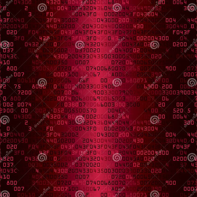 Red Security Background with HEX-code Stock Vector - Illustration of ...