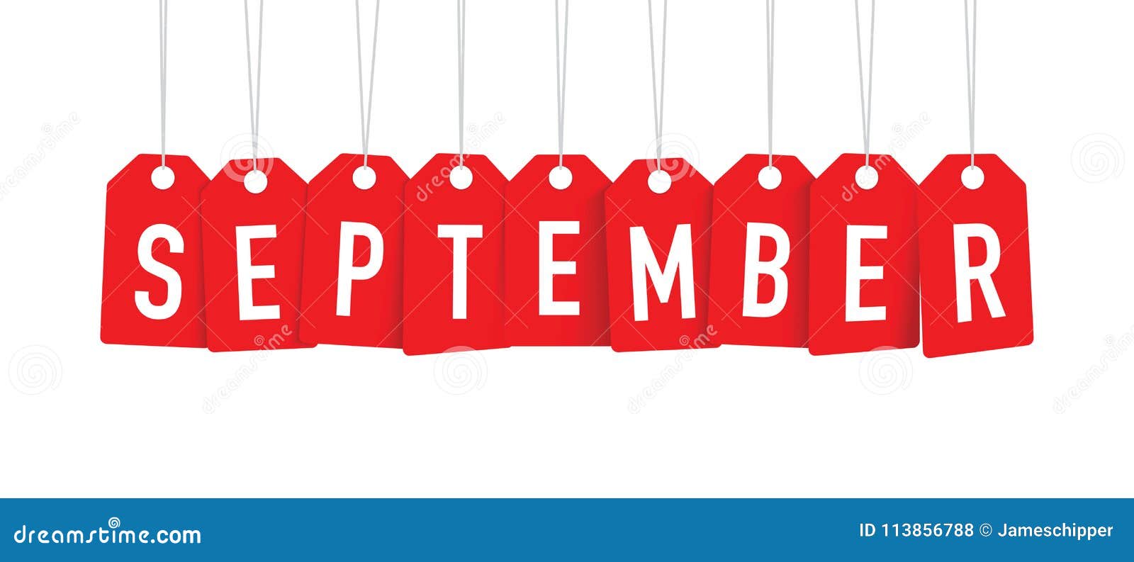 Red september tags stock vector. Illustration of price - 113856788