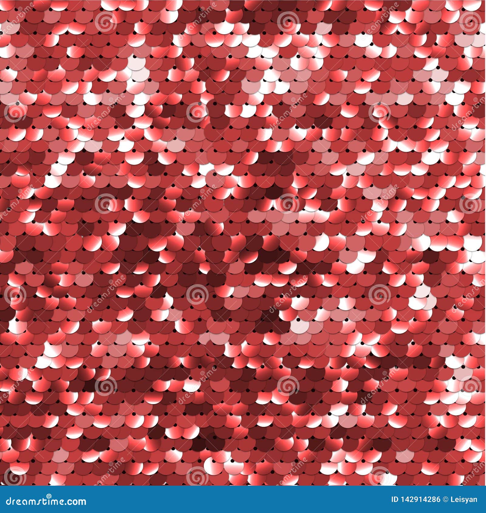 Red Sequined Surface Texture Stock Vector - Illustration of material ...