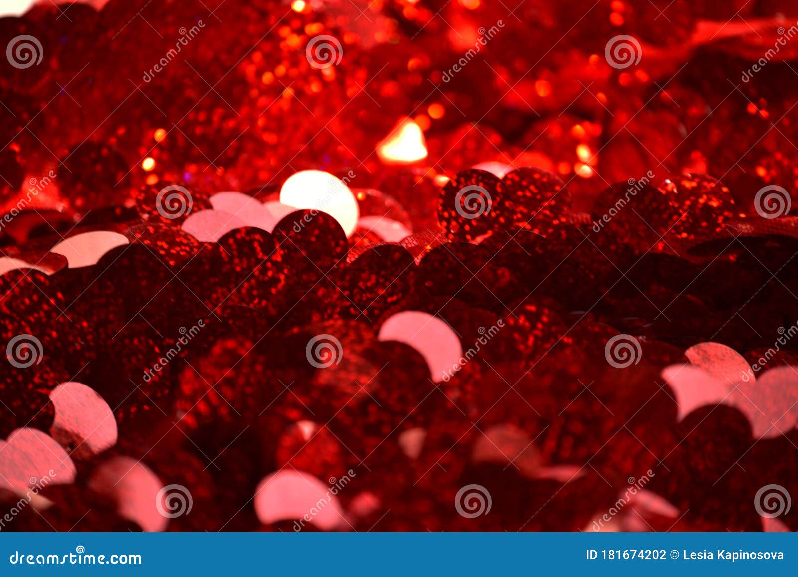 Red Sequins Pattern. Sparkling Sequins Background. Sequins on Fabric ...