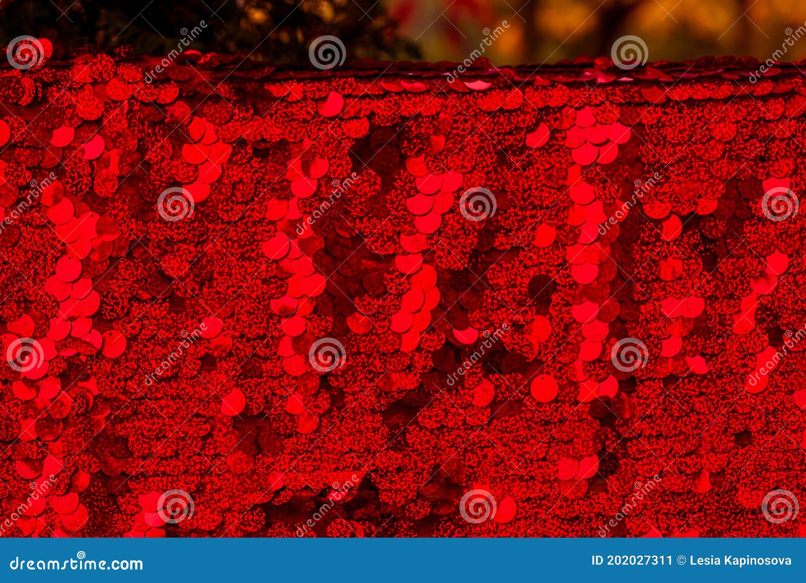 Red Sequins Pattern. Sparkling Sequins Background. Red Sequin Fabric ...