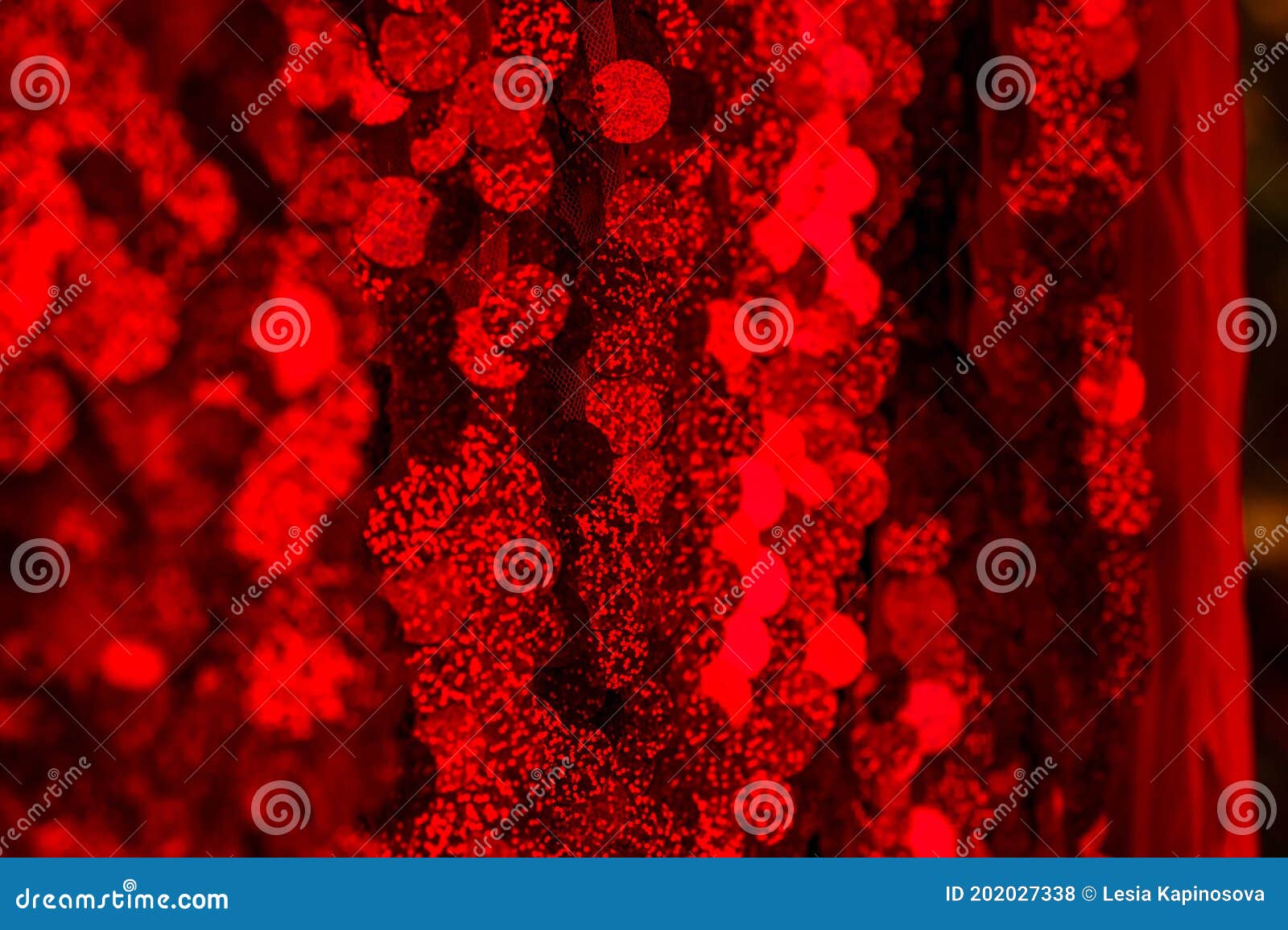 Red Sequins Pattern. Sparkling Sequins Background. Red Sequin Fabric ...