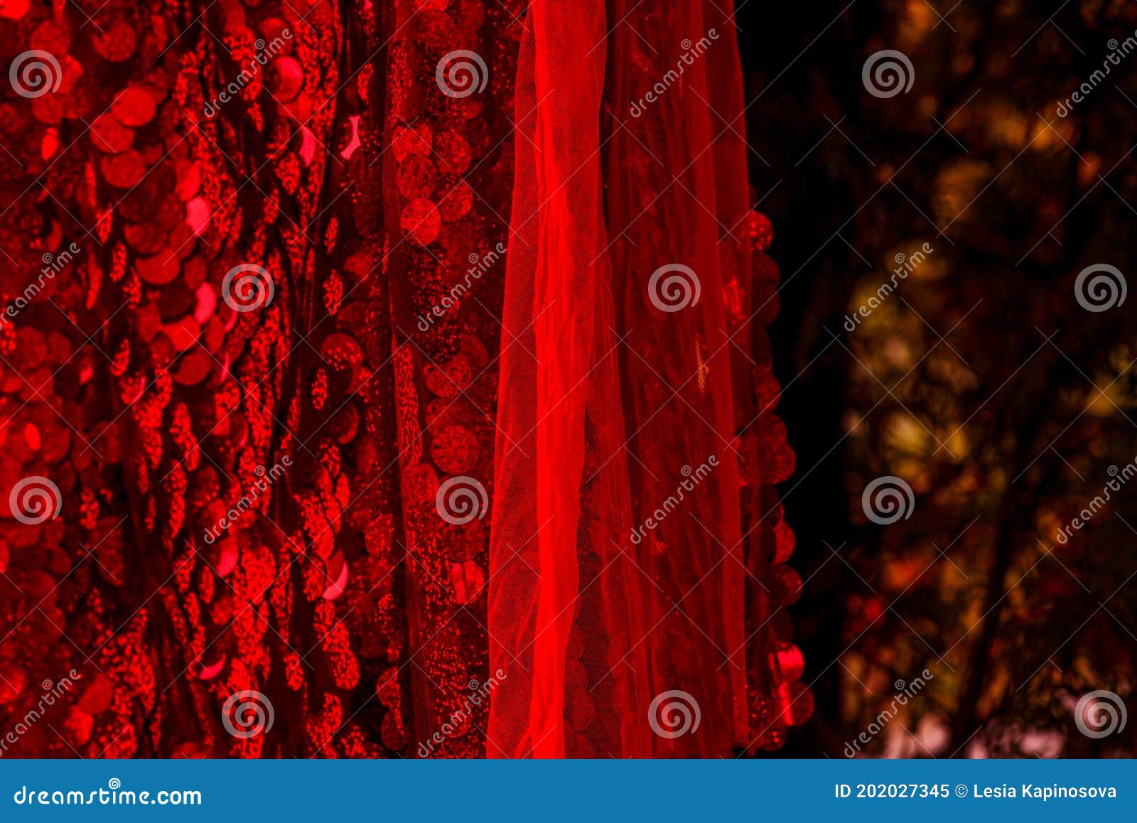 Red Sequins Pattern. Sparkling Sequins Background. Red Sequin Fabric ...