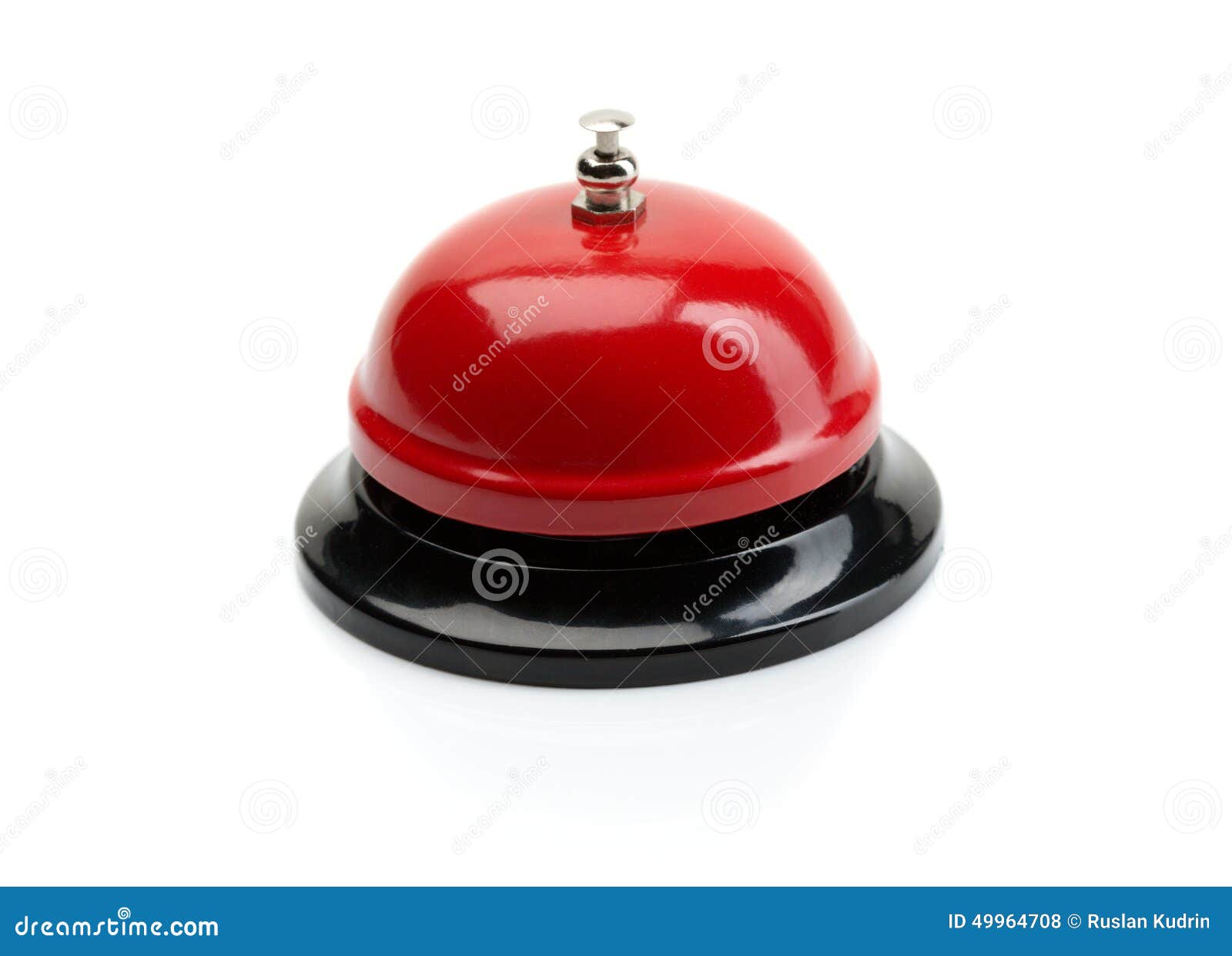 Red service bell stock photo. Image of concierge, assist - 49964708