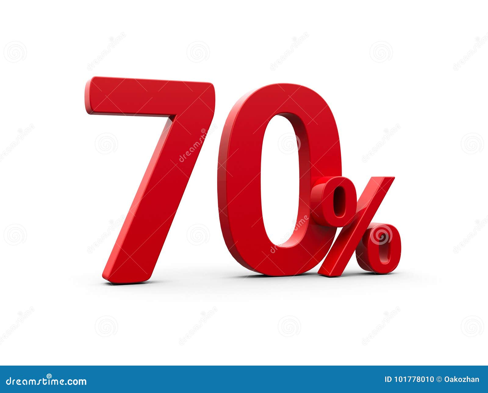 Red seventy percent stock illustration. Illustration of market - 101778010