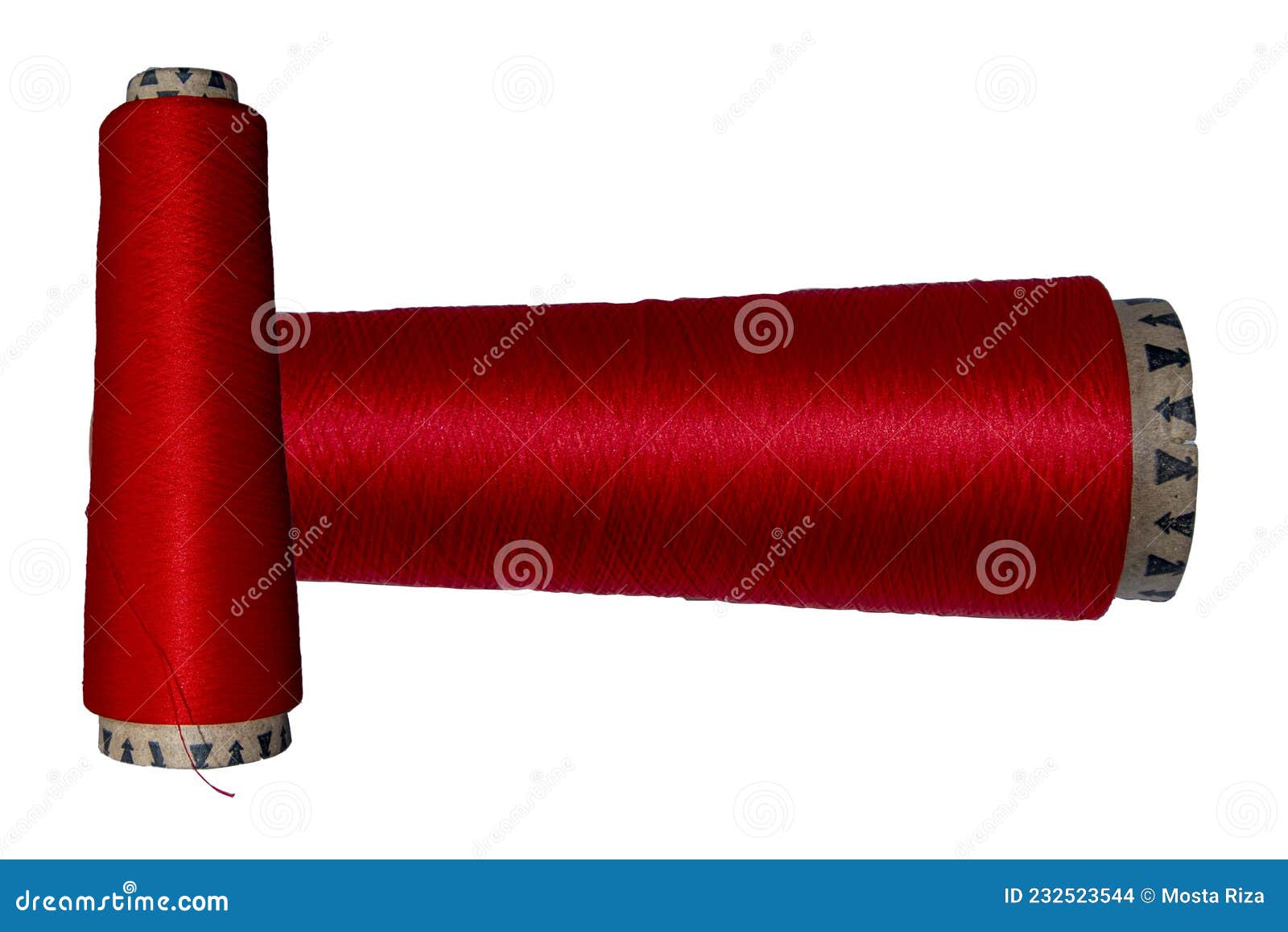 Red sewing thread stock photo. Image of isolated, green - 232523544