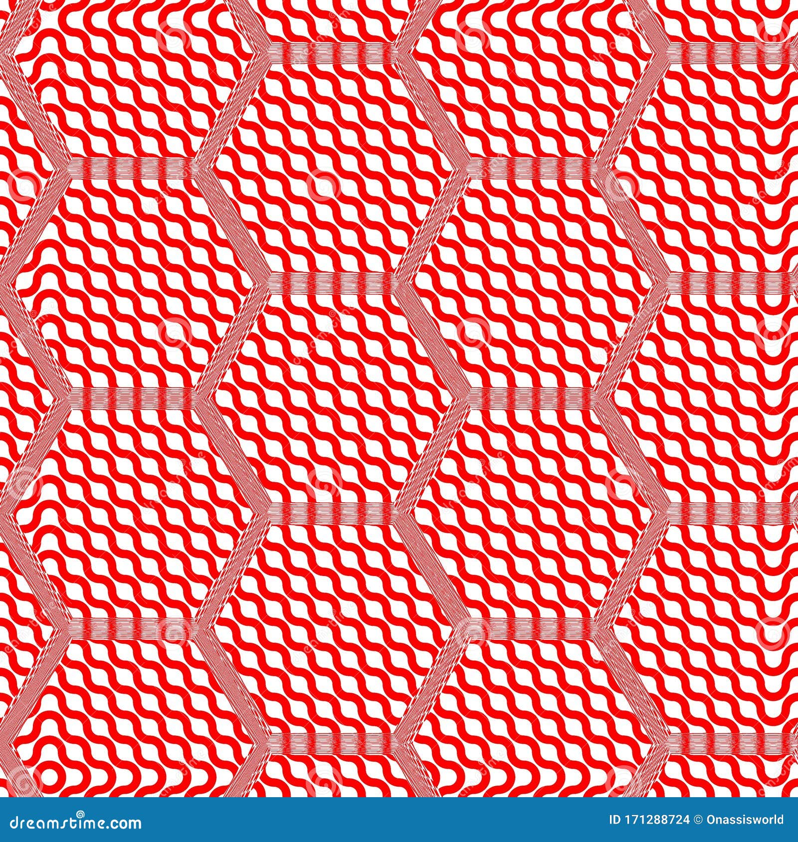 Red Shapes Color Abstract Background Stock Illustration - Illustration ...