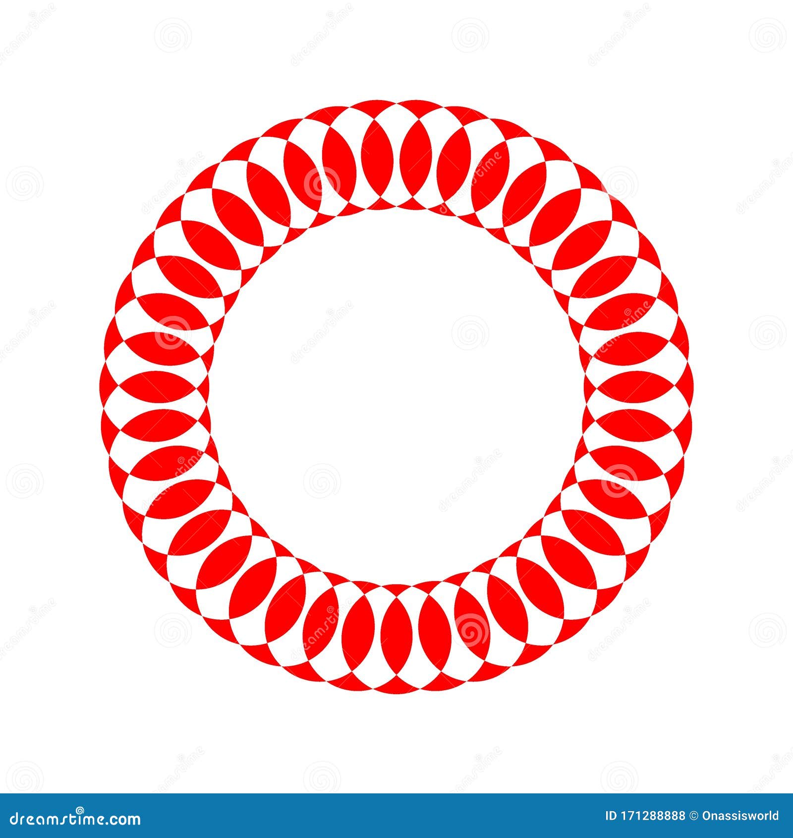 Red Shapes Color Abstract Background Stock Illustration - Illustration ...