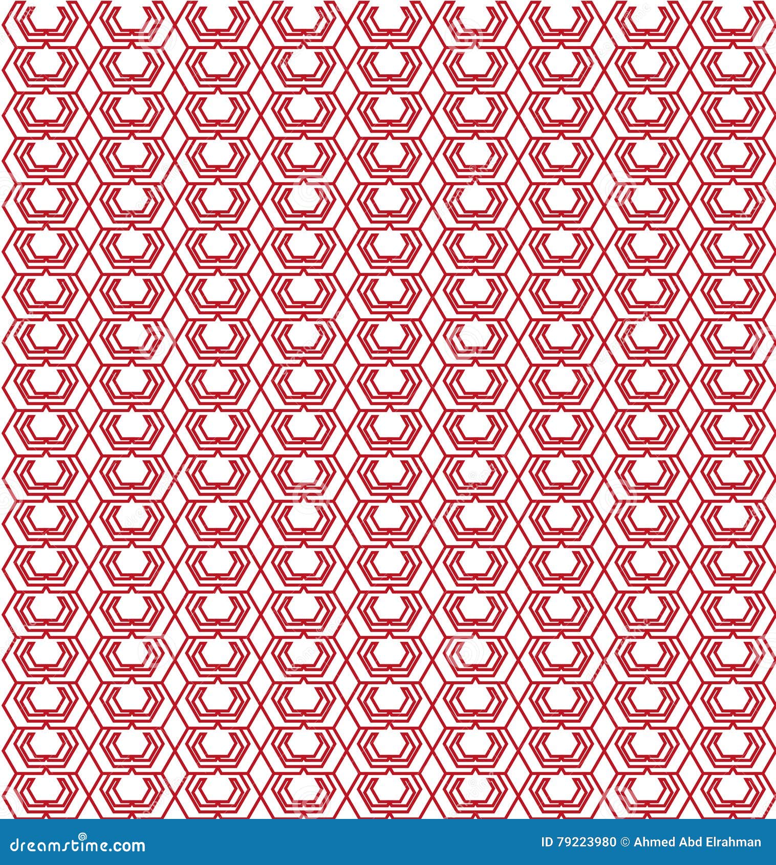 Red shapes pattern stock vector. Illustration of creative - 79223980