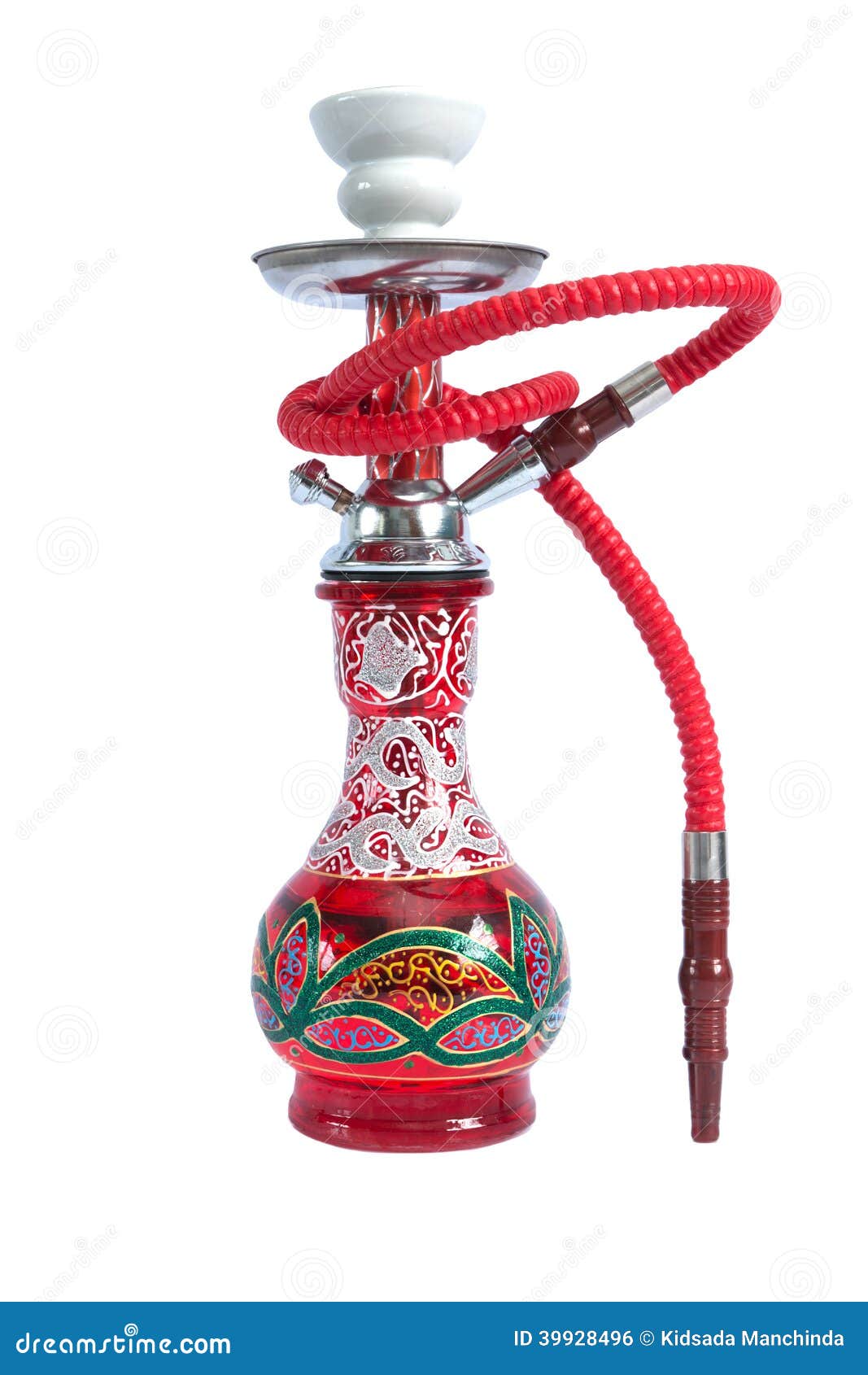 Red sheesha stock photo. Image of artisan, cannabis, nargile - 39928496