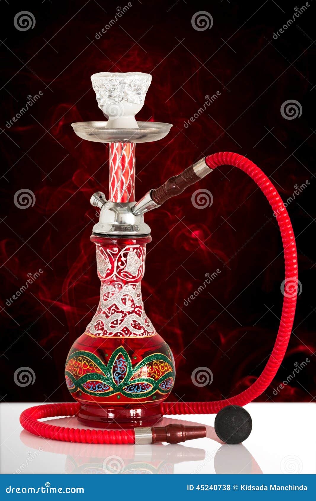 Red sheesha stock photo. Image of nargile, market, handmade - 45240738